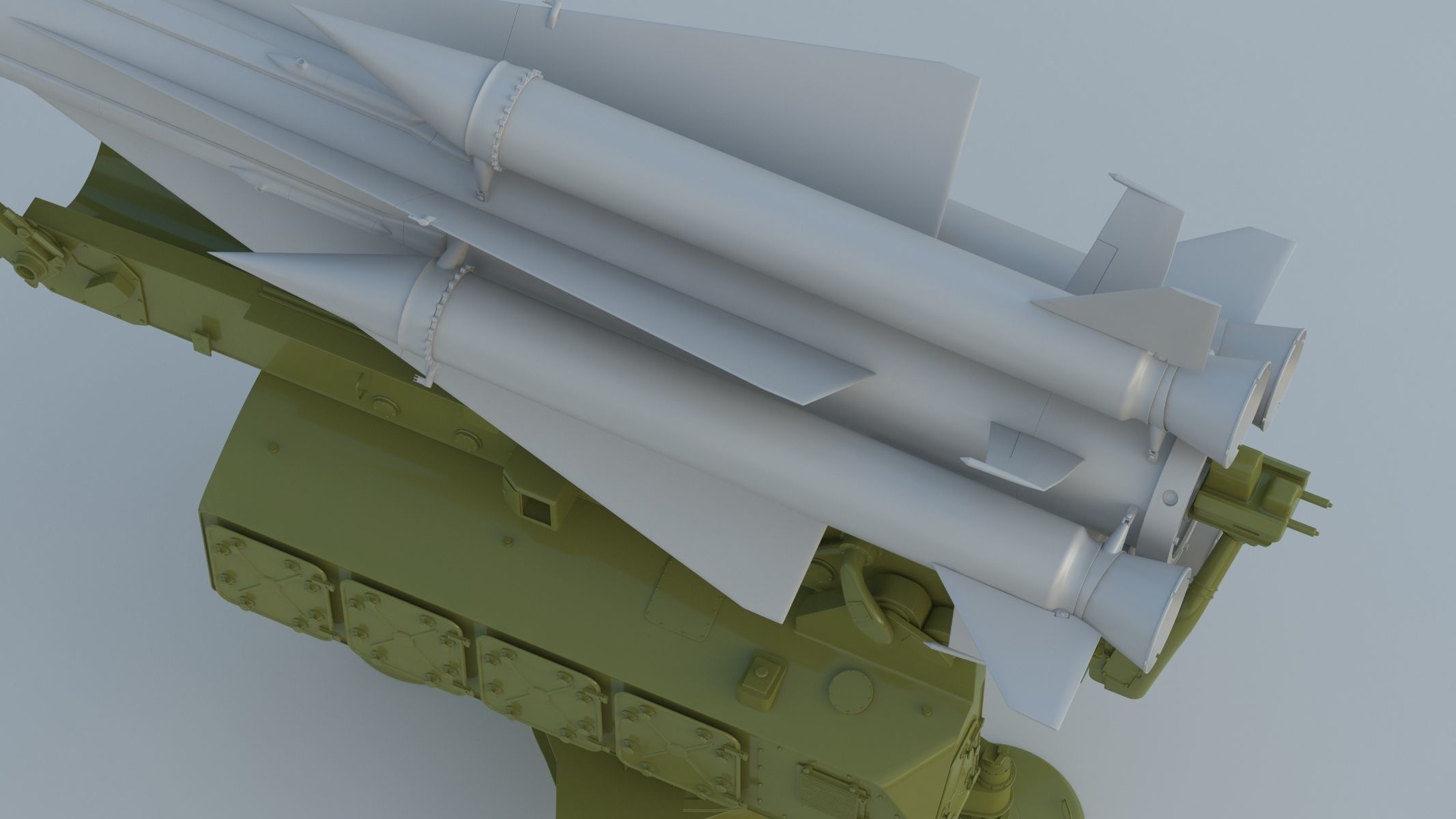 S-200 Missile Angara Vega Dubna SA-5 Gammon 3D model | CGTrader