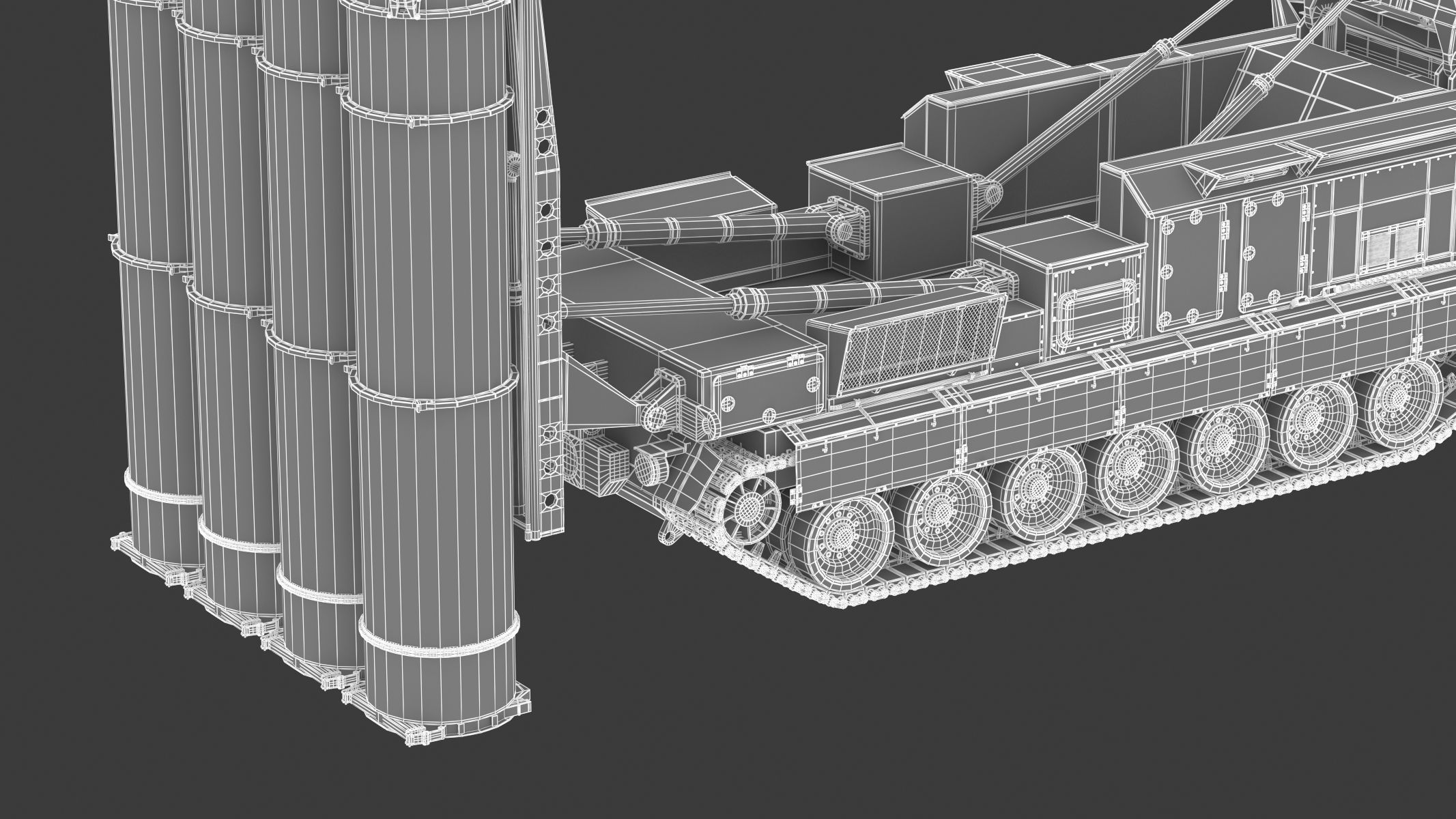 S-300VM Missile System SA-23 Gladiator Giant 3D model | CGTrader