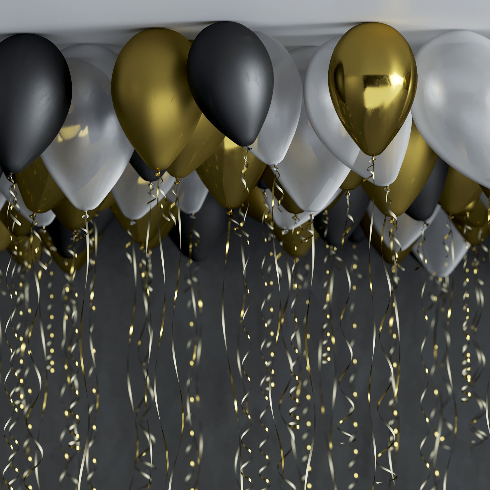 Balloons 3D model | CGTrader