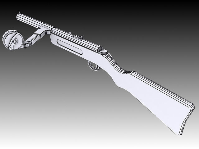 3D model MP18 SMG VR / AR / low-poly | CGTrader