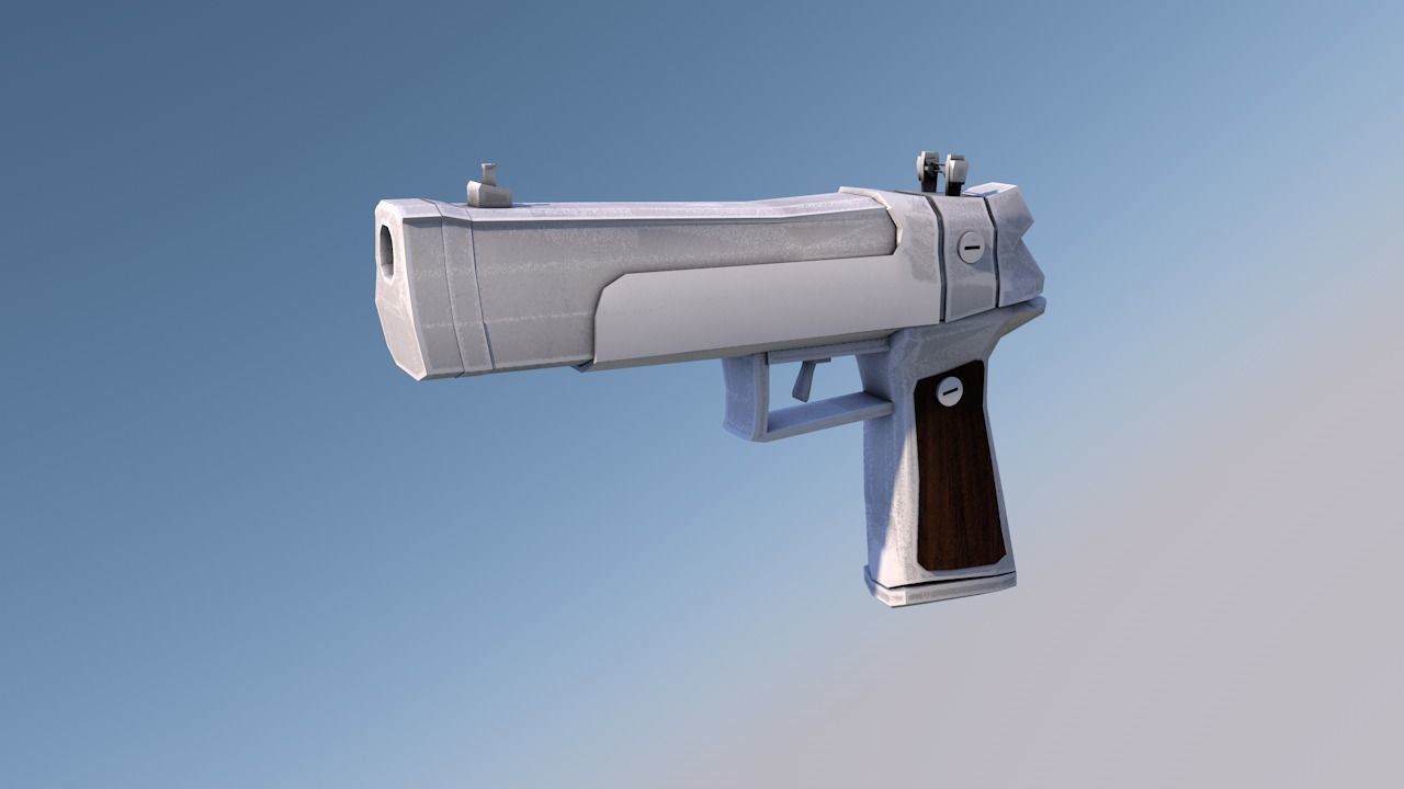 3D model dEag - Custom Made Desert Eagle VR / AR / low-poly | CGTrader