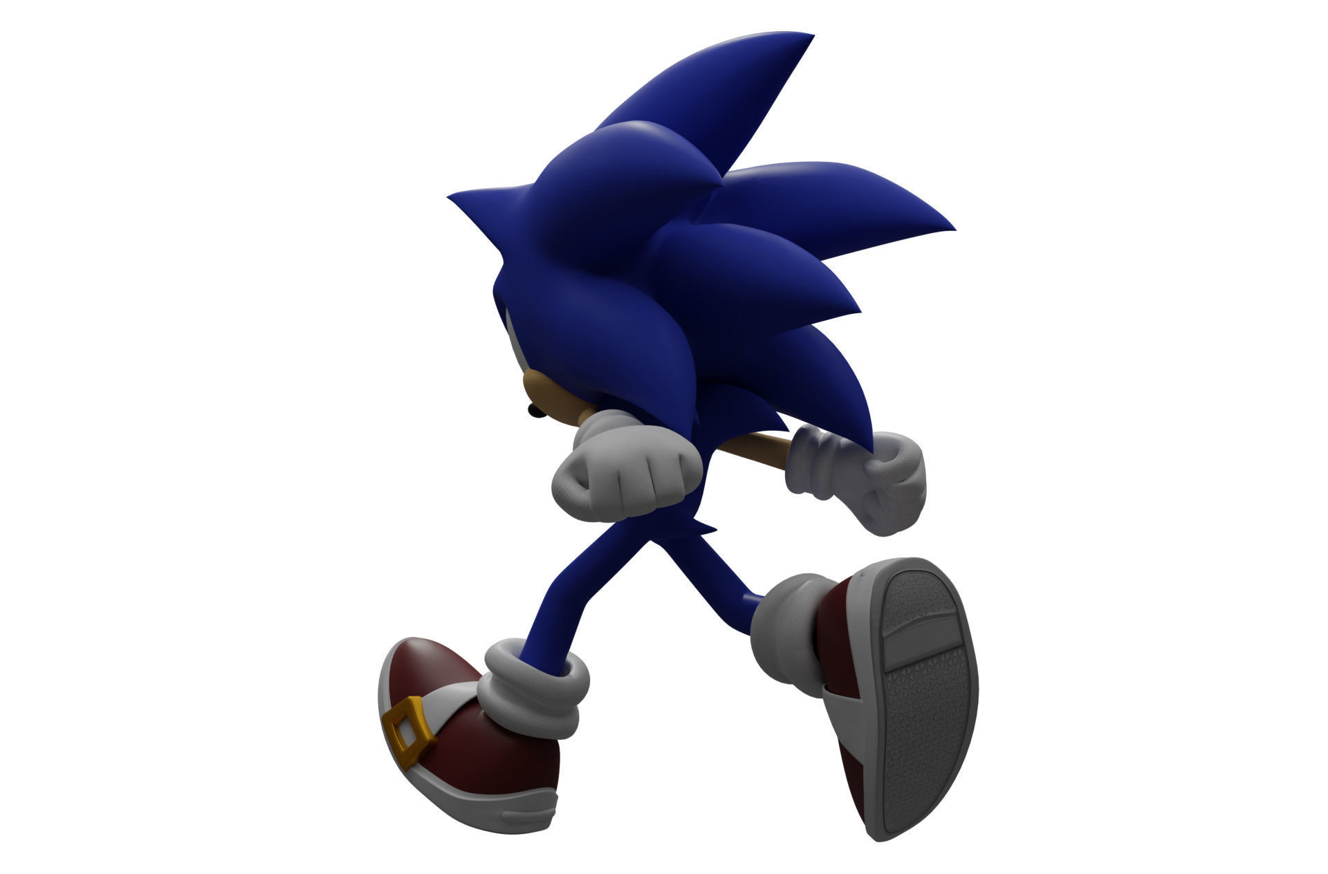 3D model Sonic Rigged VR / AR / low-poly rigged | CGTrader
