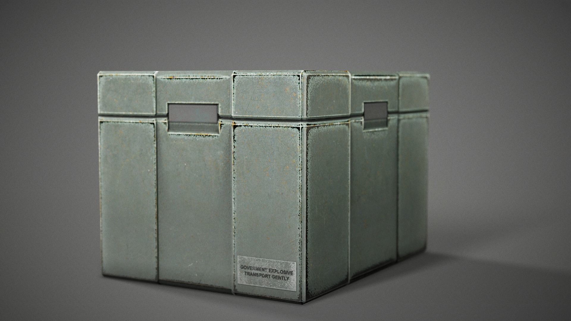 3D model Sci-fi-military-crate - 3D VR AR game ready VR / AR / low-poly ...