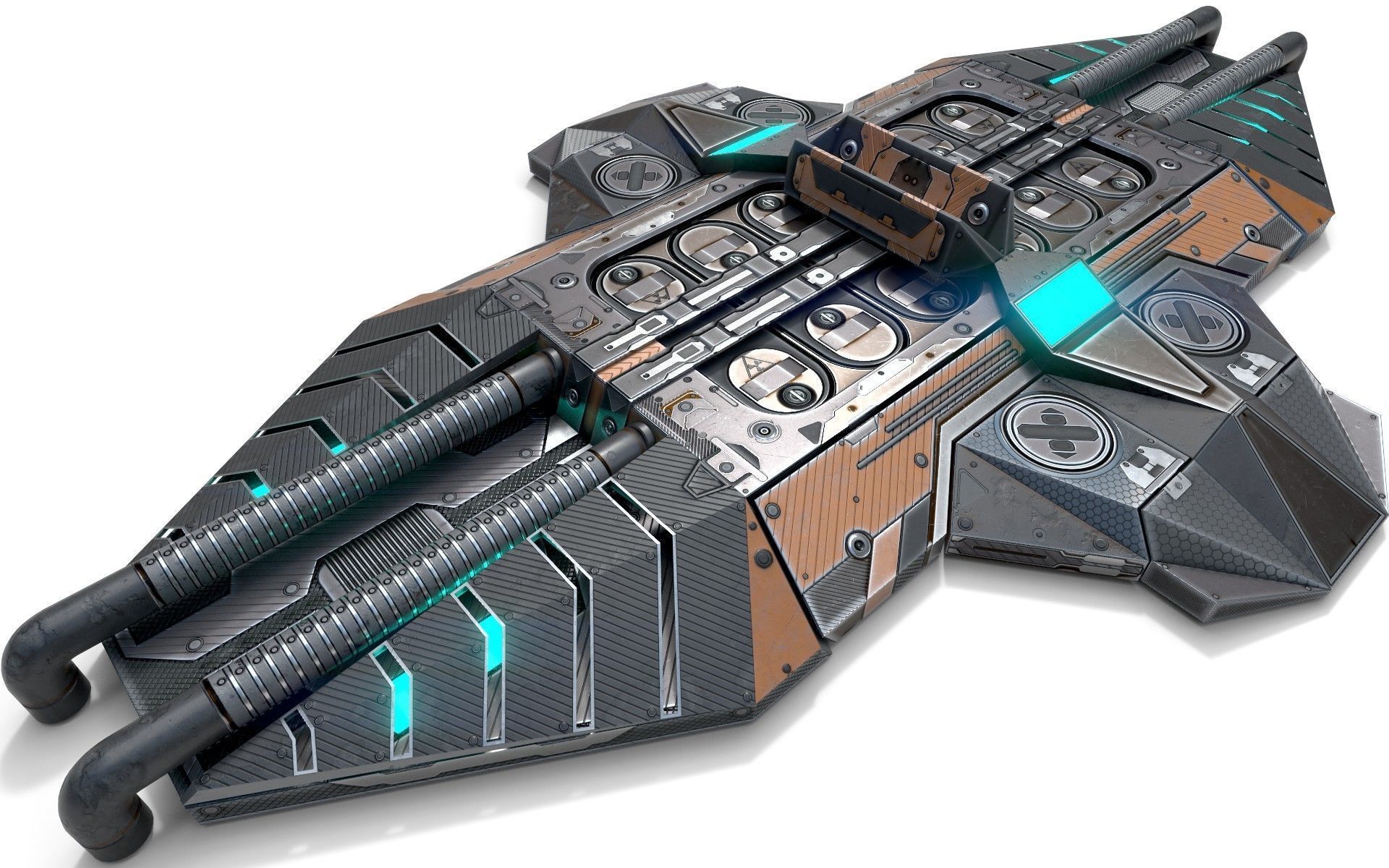 3D model Sci fi device - Game Ready - Cyberpunk VR / AR / low-poly ...