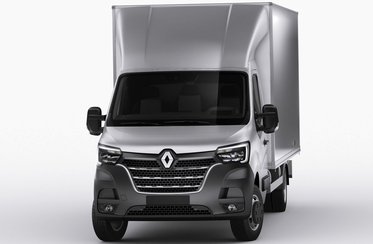 Renault Master Box Truck 2019 3D model | CGTrader