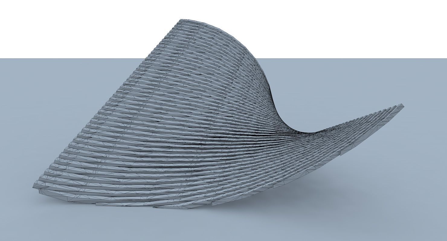 Parametric Abstract Plane 3D model | CGTrader