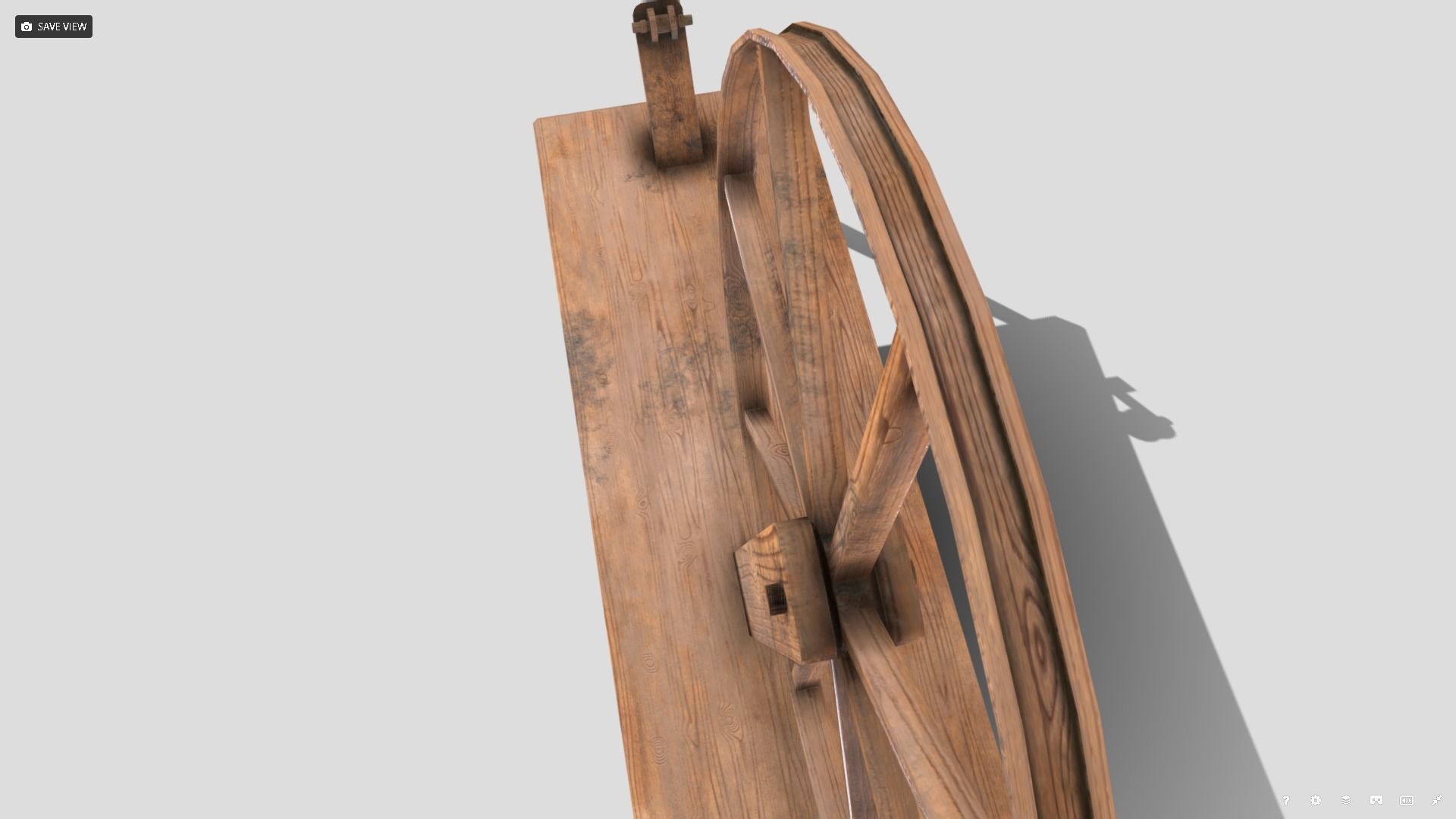 3D model Medieval Spinning Wheel VR / AR / low-poly | CGTrader