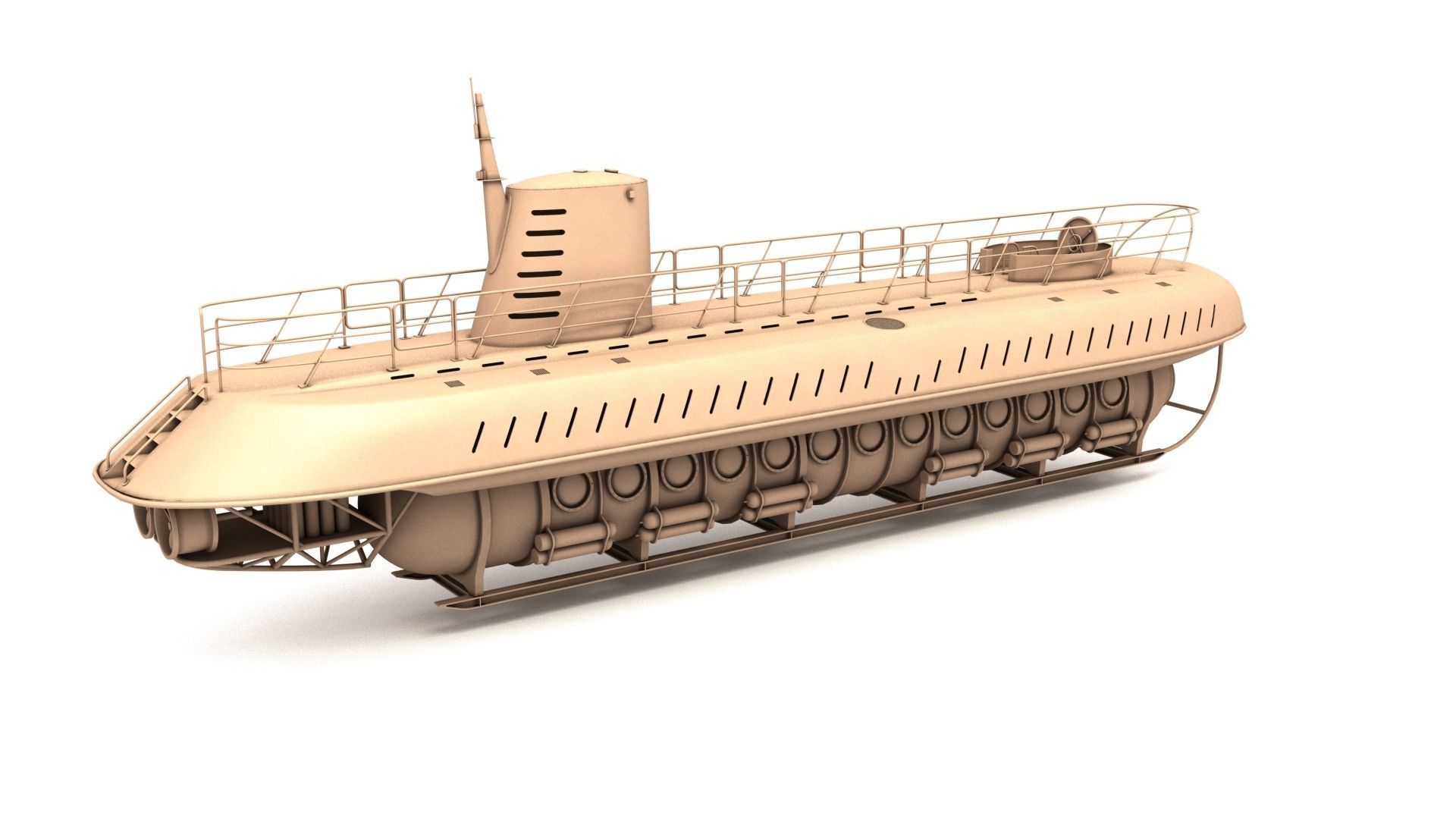 Atlantis Submarine 3D model | CGTrader
