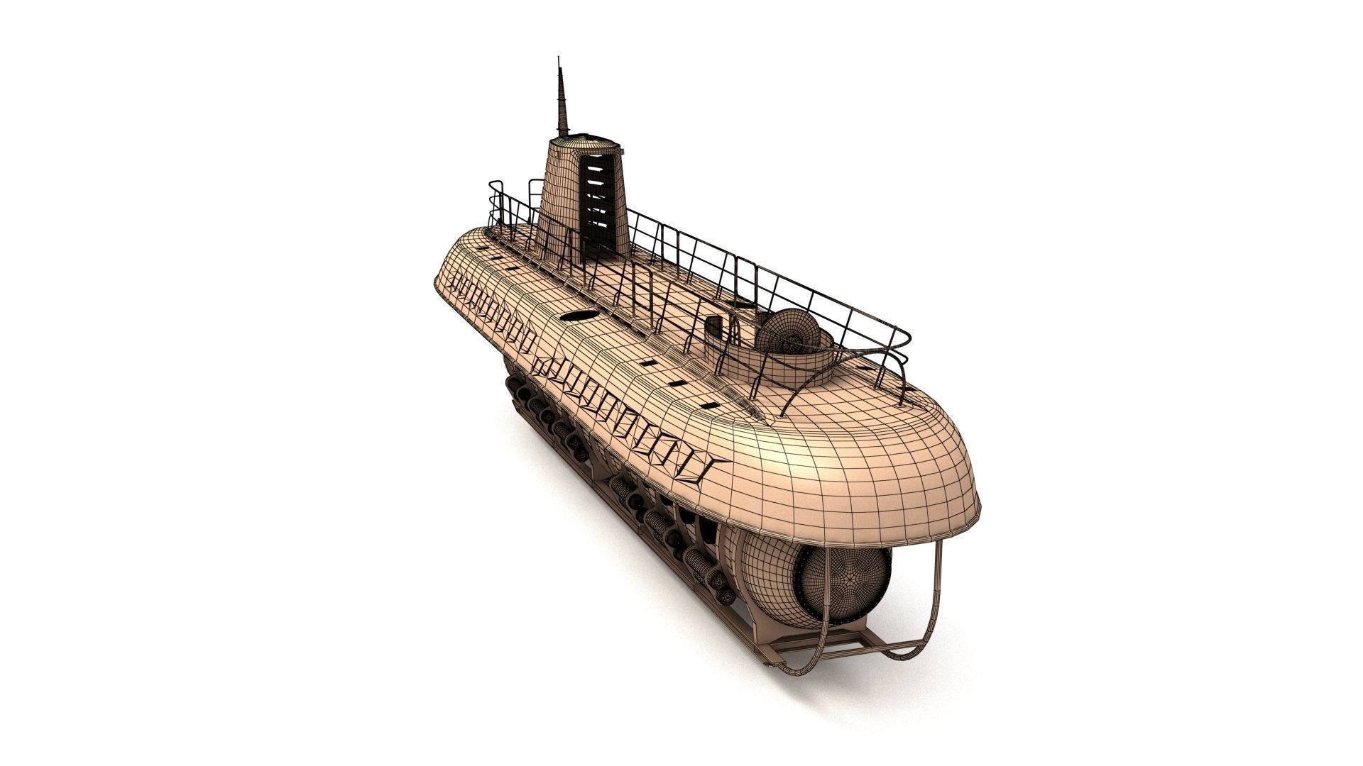Atlantis Submarine 3D model | CGTrader