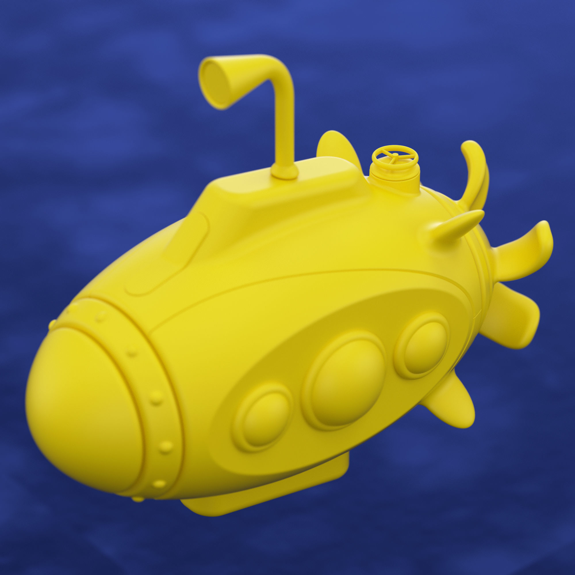 Submarine Toy 3D model | CGTrader