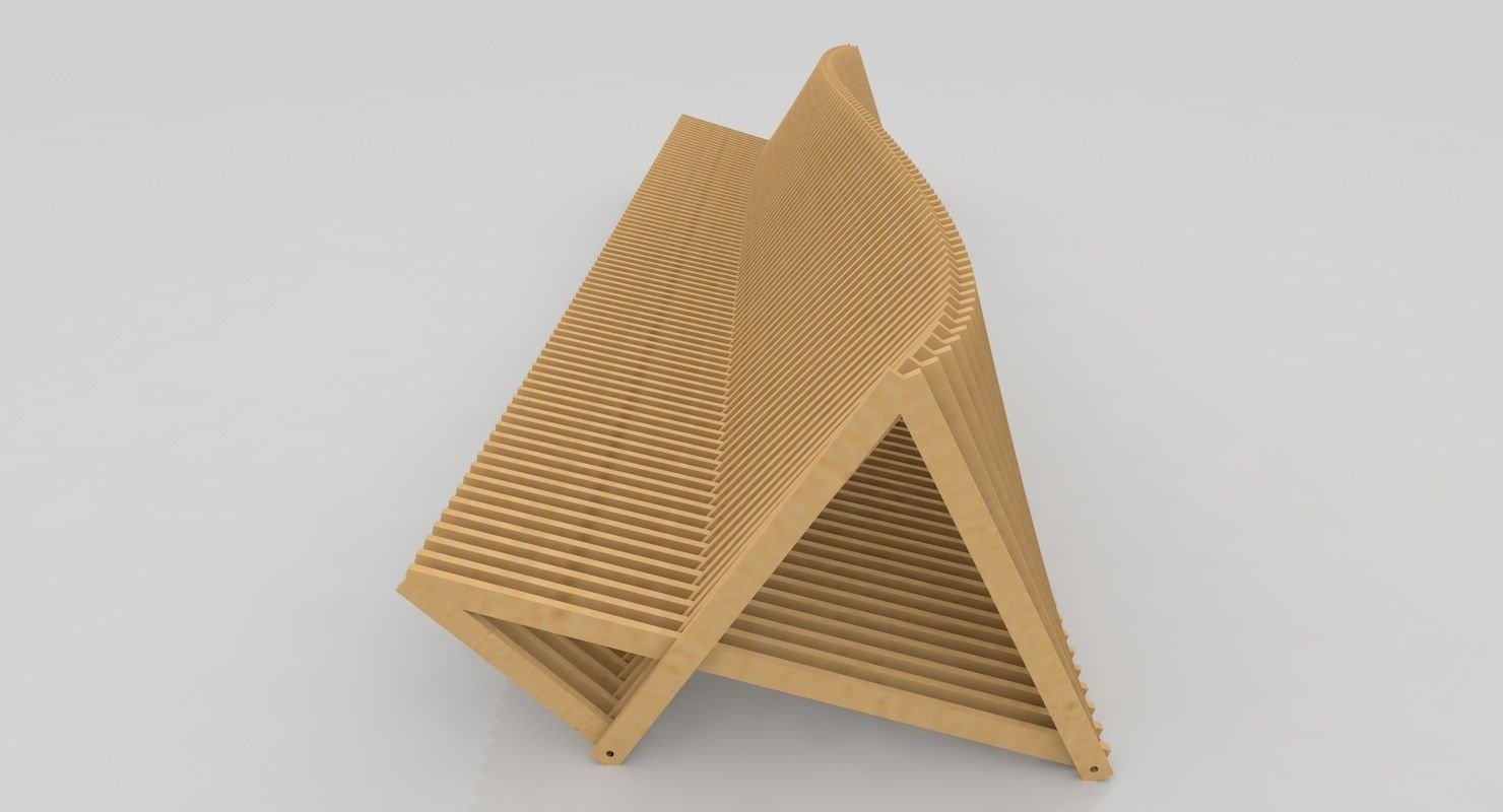 Parametric Bench 3D model | CGTrader