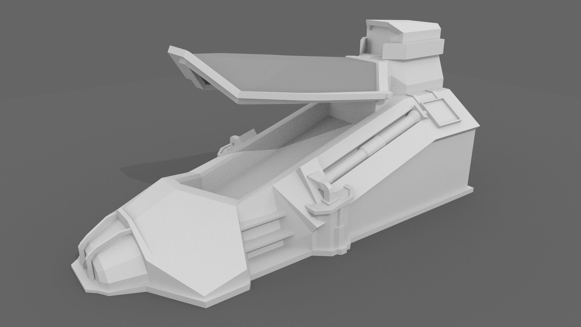 3D model Sci Fi Cryo Pod VR / AR / low-poly rigged animated | CGTrader