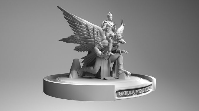 GWK statue 3D model 3D printable | CGTrader