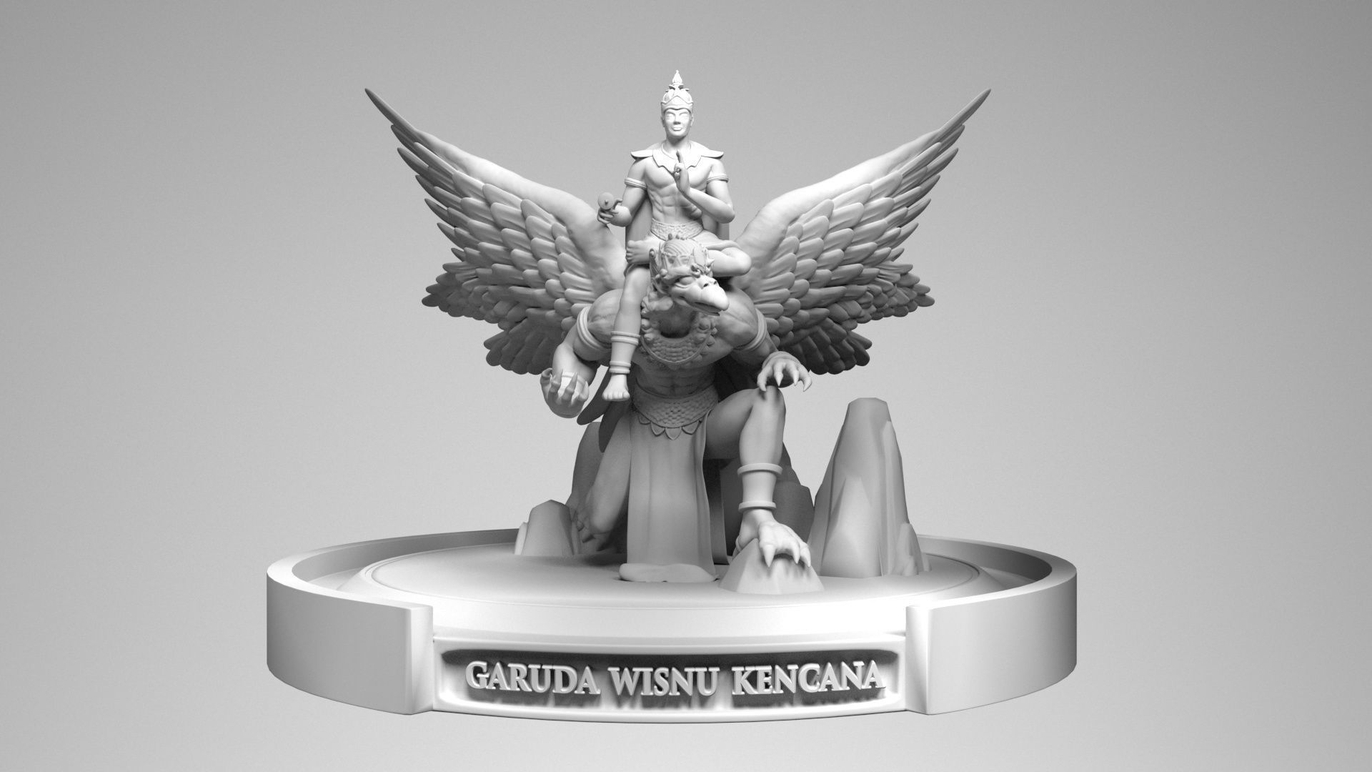GWK statue 3D model 3D printable | CGTrader