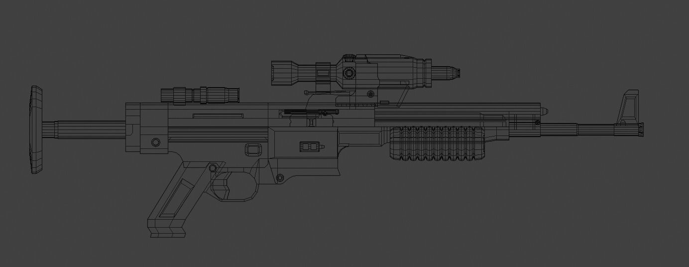 3D model Star Wars A280C A295 Rebel Blaster VR / AR / low-poly | CGTrader