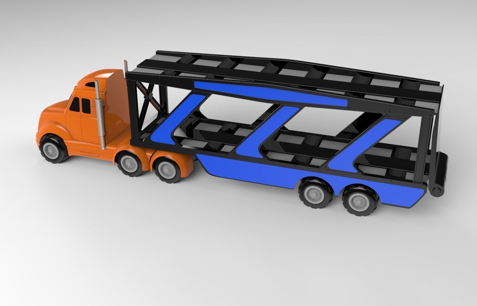 Hauler transporter 3D model | CGTrader