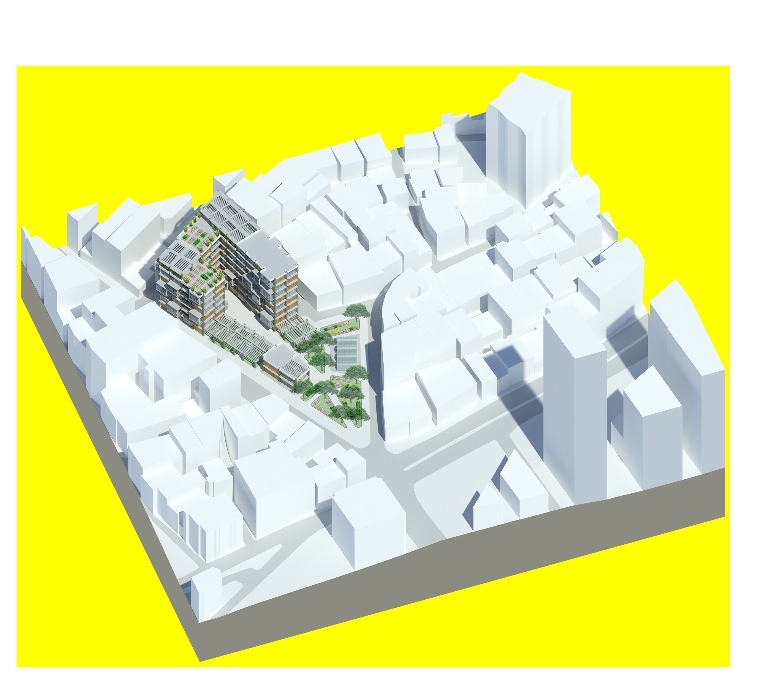 Apartment Building Revit Project 3D model | CGTrader