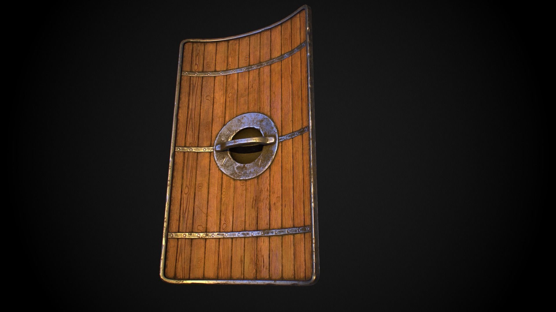 3D model Roman shield Scutum VR / AR / low-poly | CGTrader