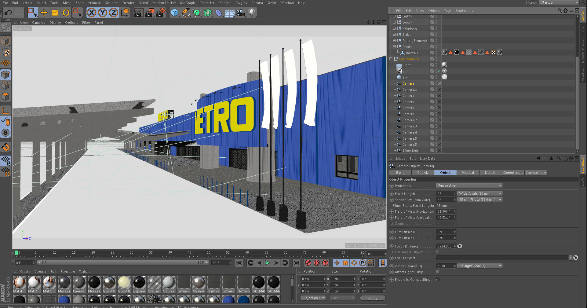 Metro Cash and Carry Hypermarket Full Scene 3D model | CGTrader