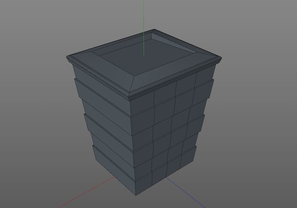 Road Side Dustbin 3d model with UV mapping and texture 3D model | CGTrader