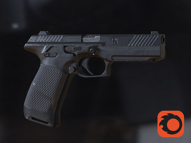 3D model Lebedev AP-15 pistol VR / AR / low-poly | CGTrader