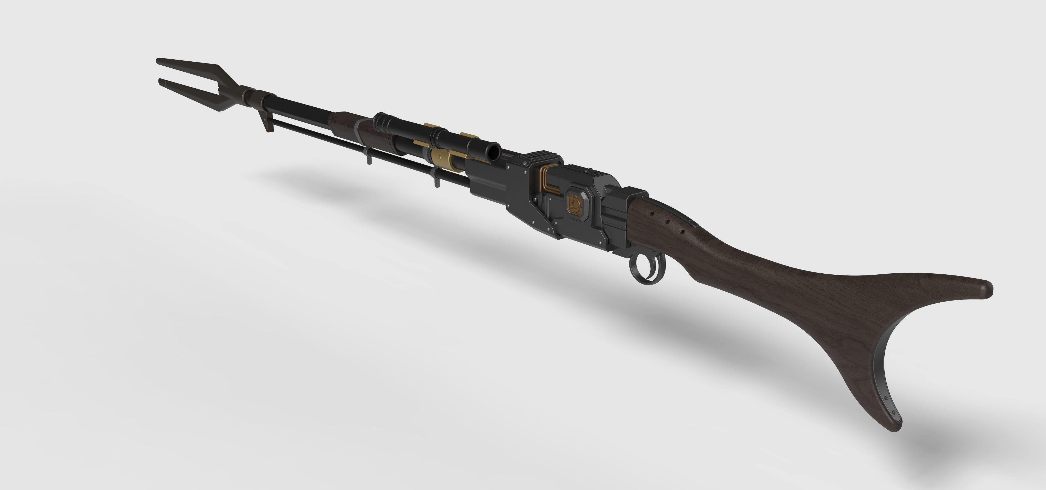 Amban sniper blaster rifle from The Mandalorian 3D model | CGTrader