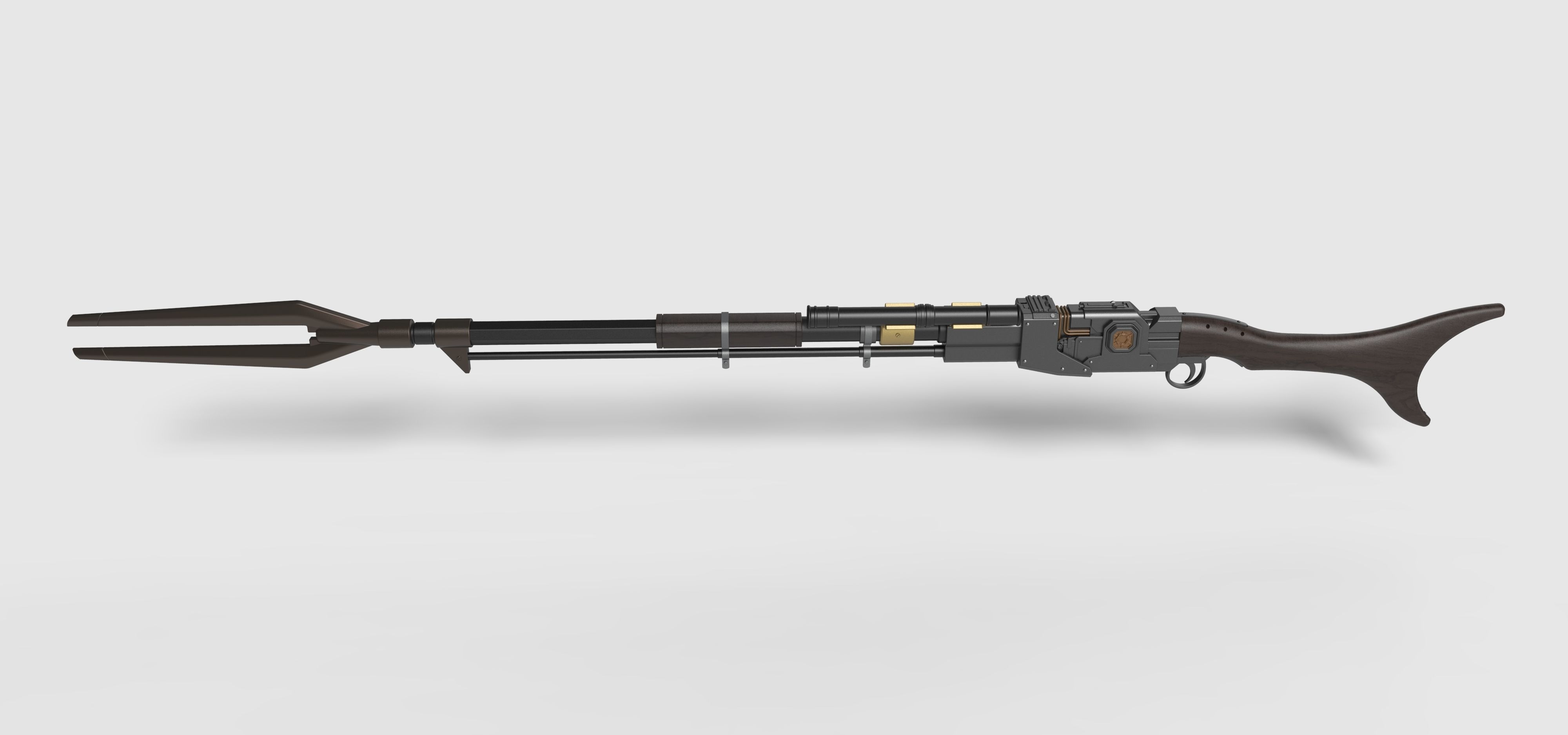 Amban sniper blaster rifle from The Mandalorian 3D model | CGTrader
