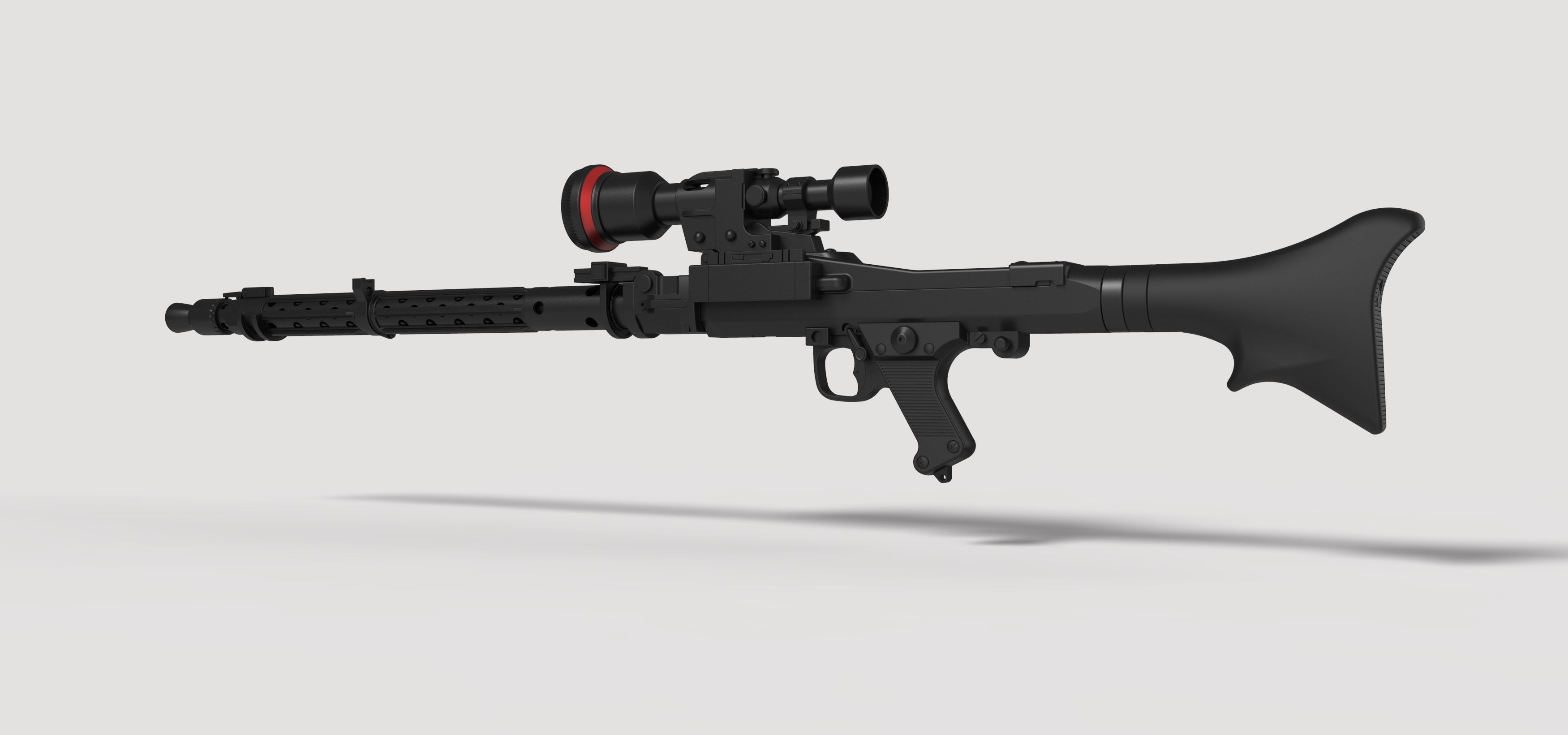 Stormtrooper Heavy Blaster Rifle DLT-19X from Star Wars 3D model | CGTrader