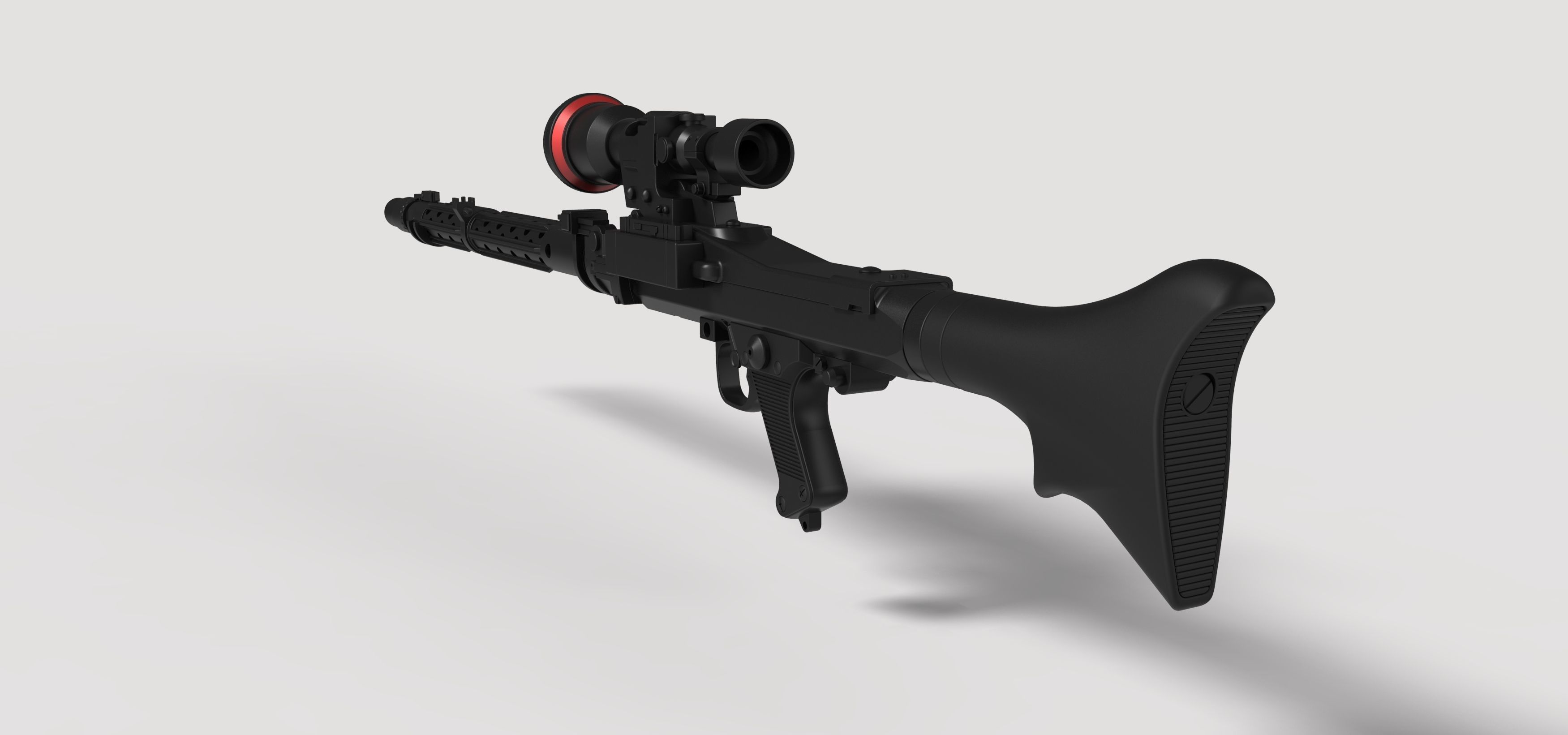 Stormtrooper Heavy Blaster Rifle DLT-19X from Star Wars 3D model | CGTrader