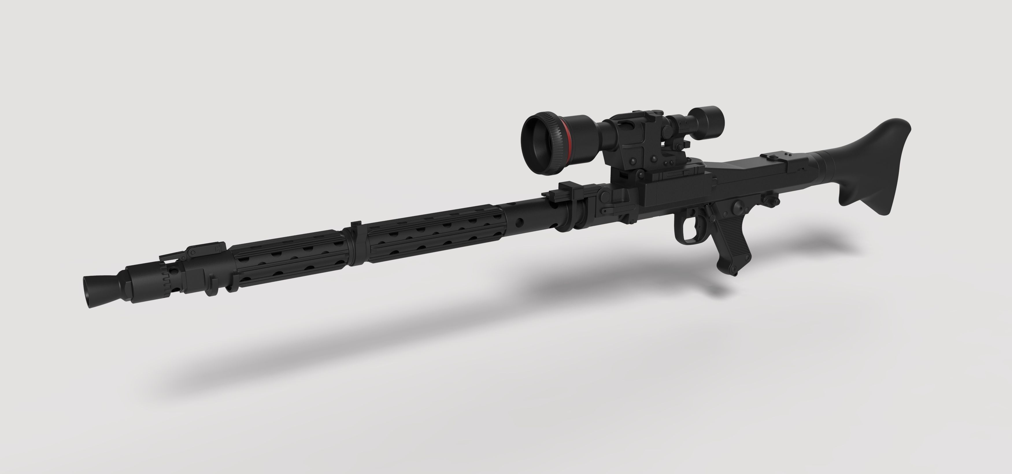 Stormtrooper Heavy Blaster Rifle DLT-19X from Star Wars 3D model | CGTrader