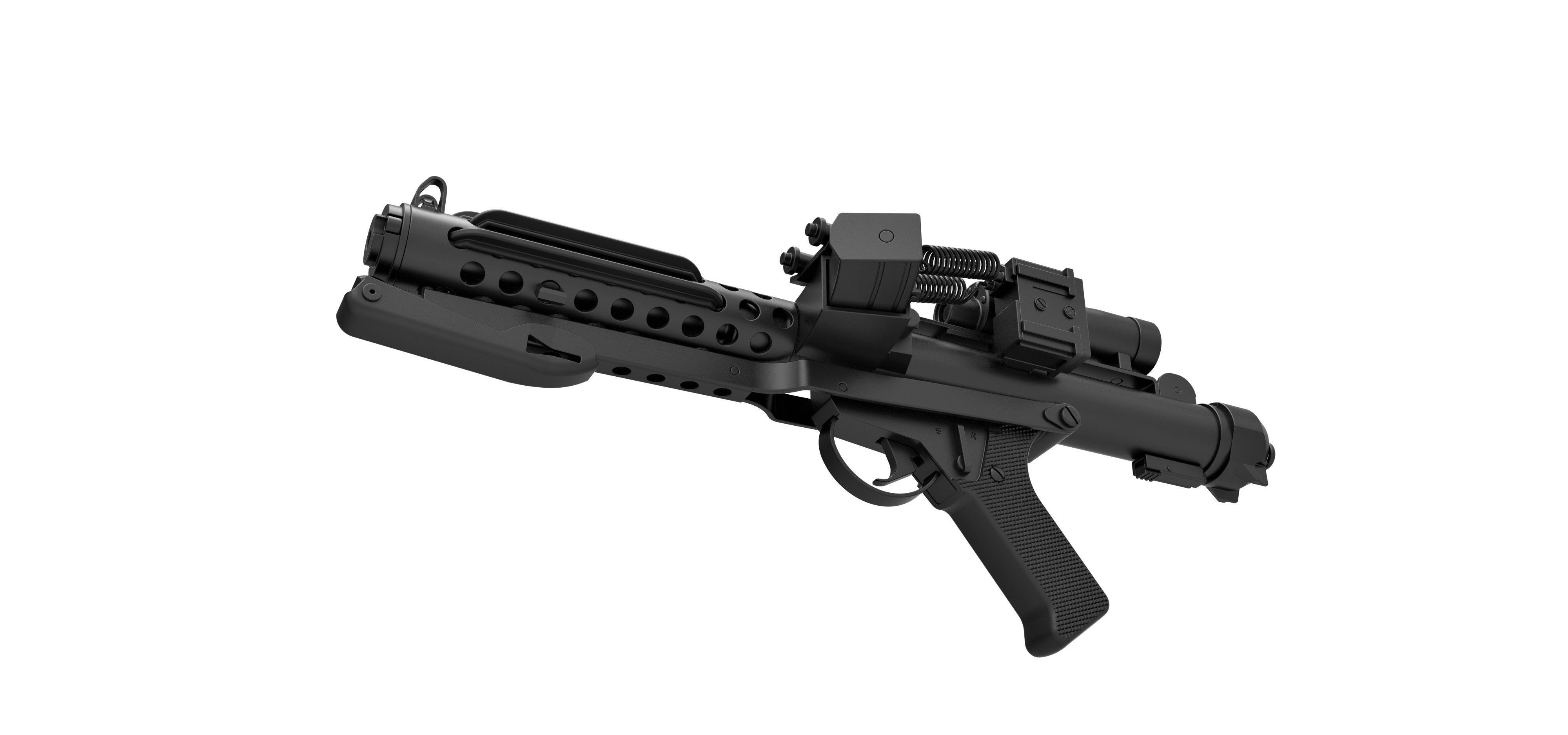 Stormtrooper Blaster E-11 from the movie Star Wars 3D model | CGTrader