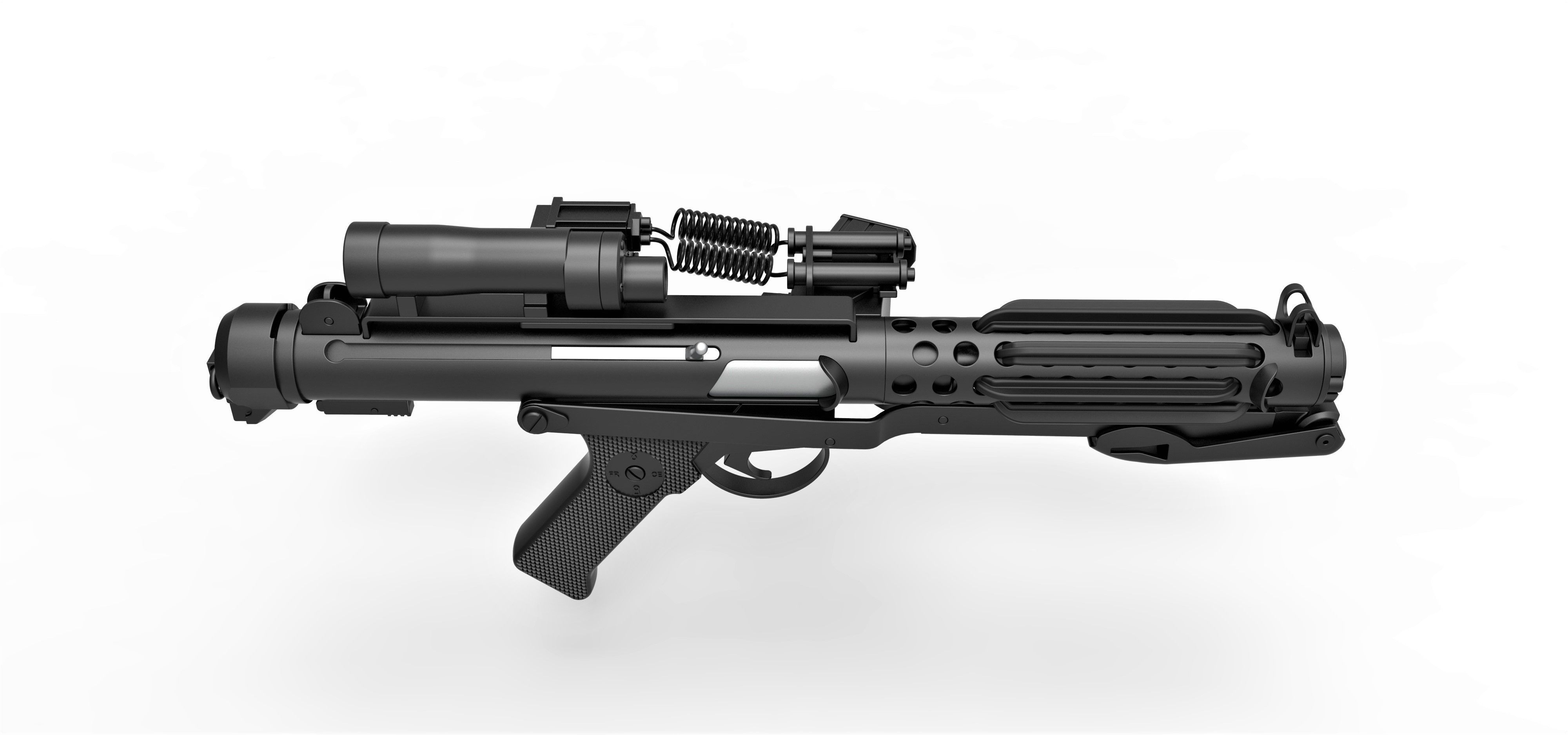 Stormtrooper Blaster E-11 from the movie Star Wars 3D model | CGTrader