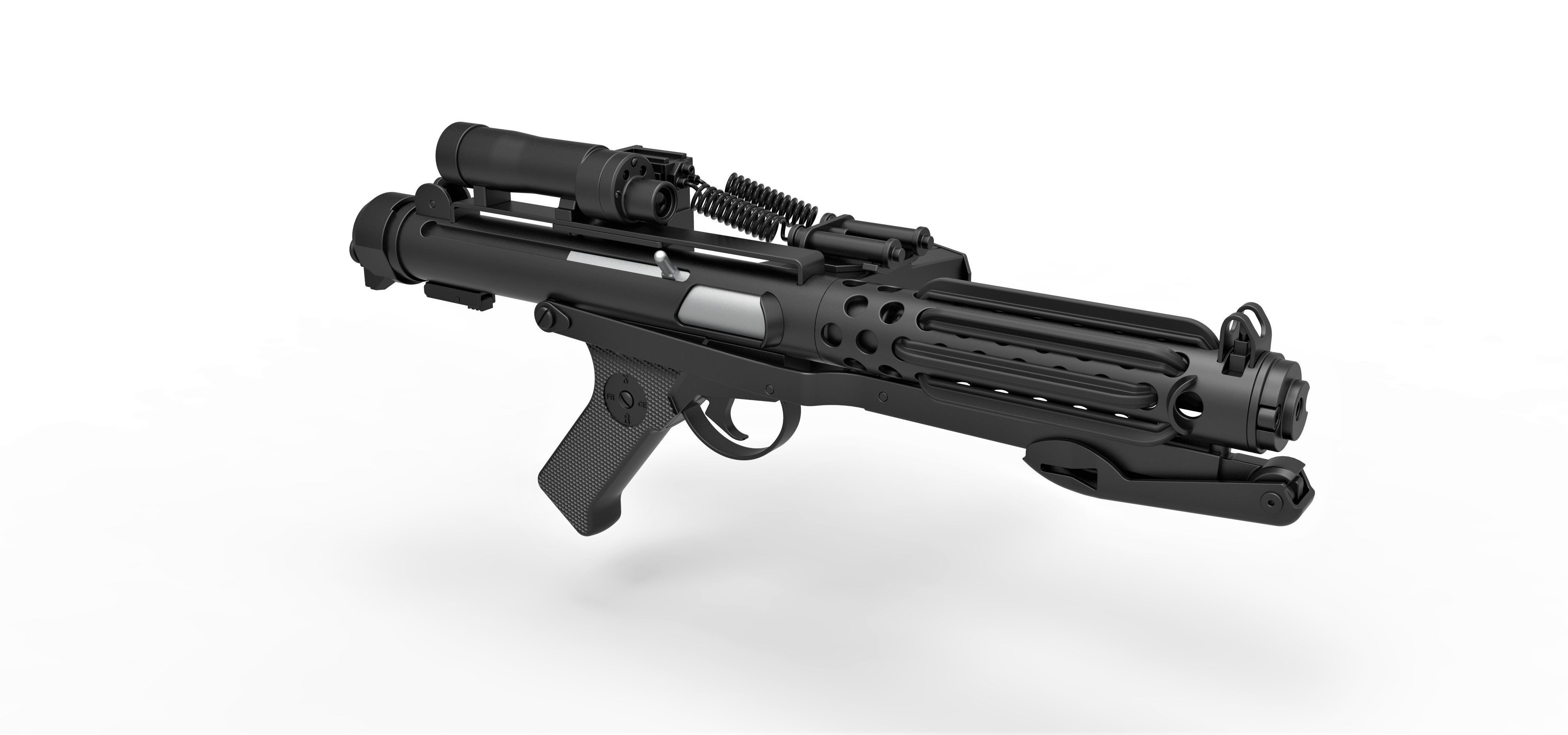 Stormtrooper Blaster E-11 from the movie Star Wars 3D model | CGTrader