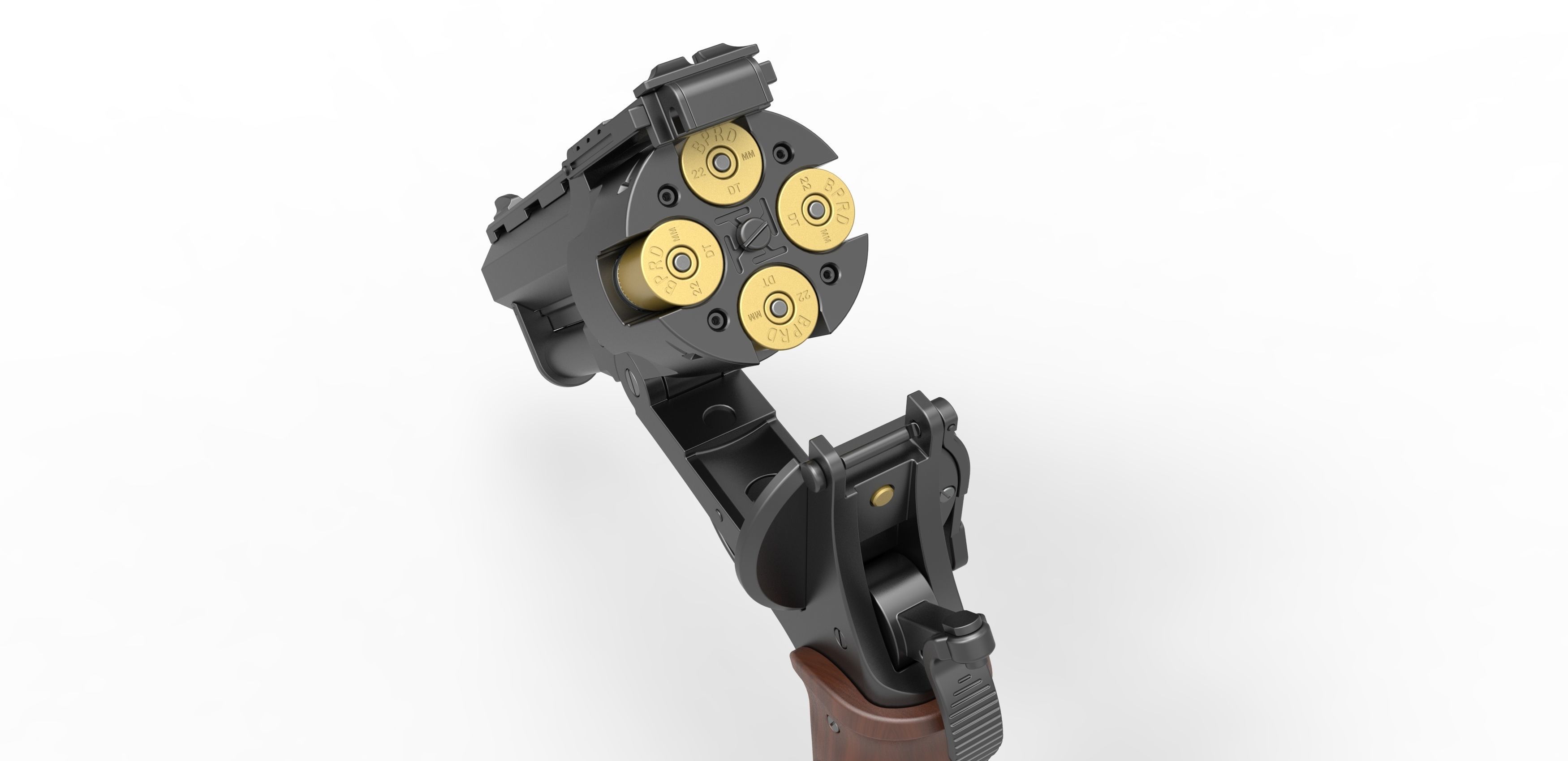 Samaritan Revolver from the movie Hellboy 2004 3D model | CGTrader