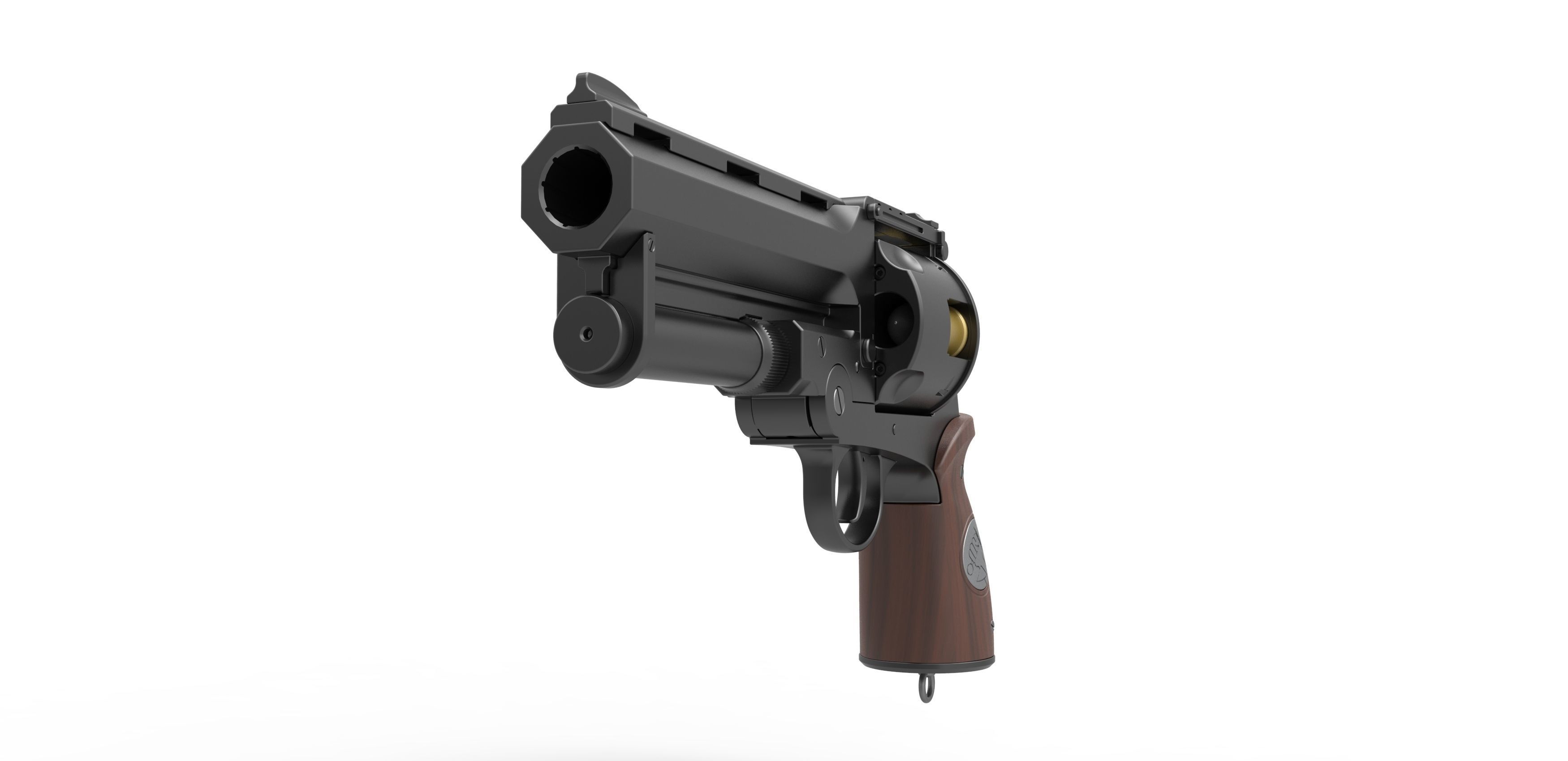 Samaritan Revolver from the movie Hellboy 2004 3D model | CGTrader