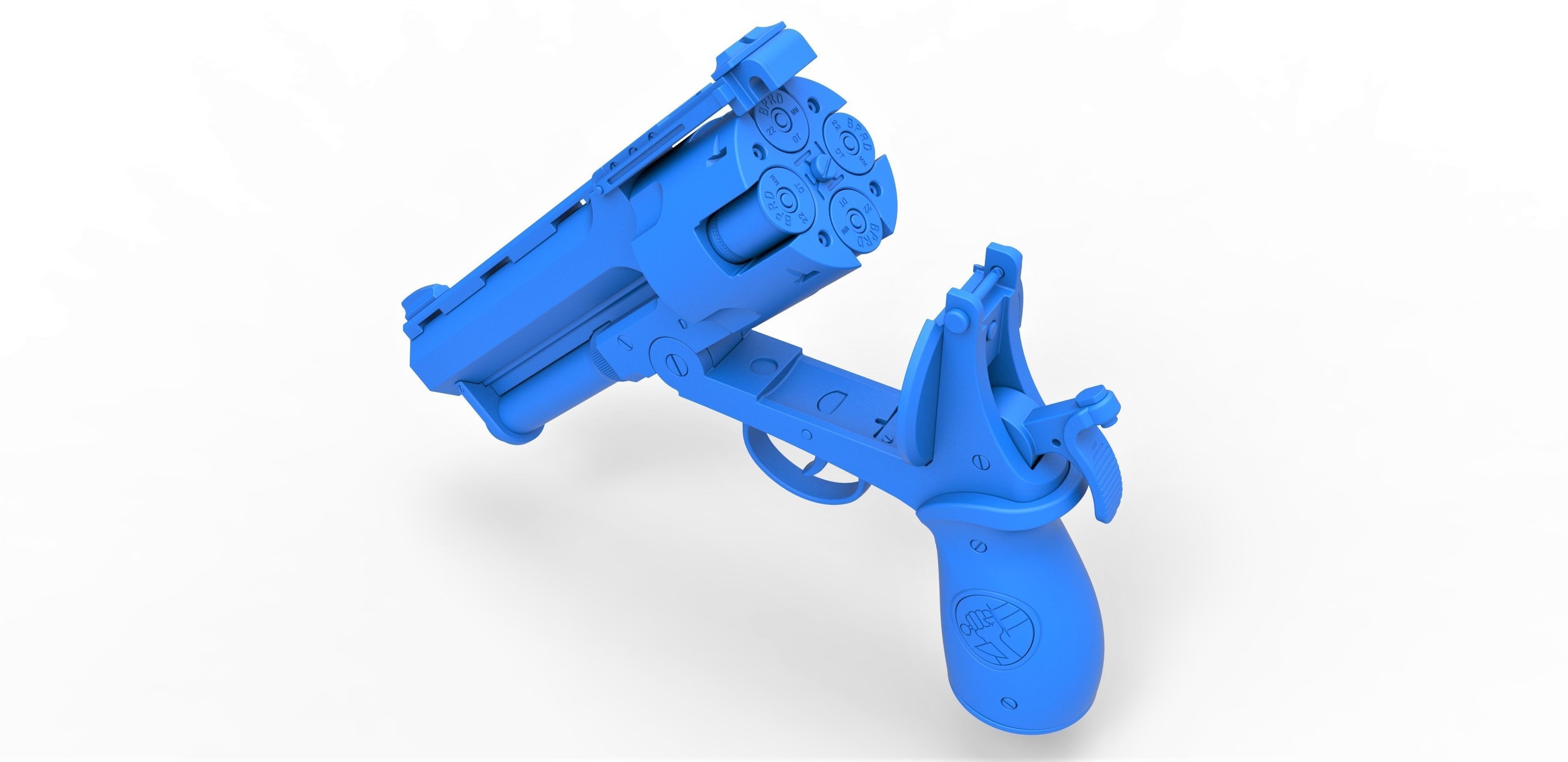 Samaritan Revolver from the movie Hellboy 2004 3D model | CGTrader