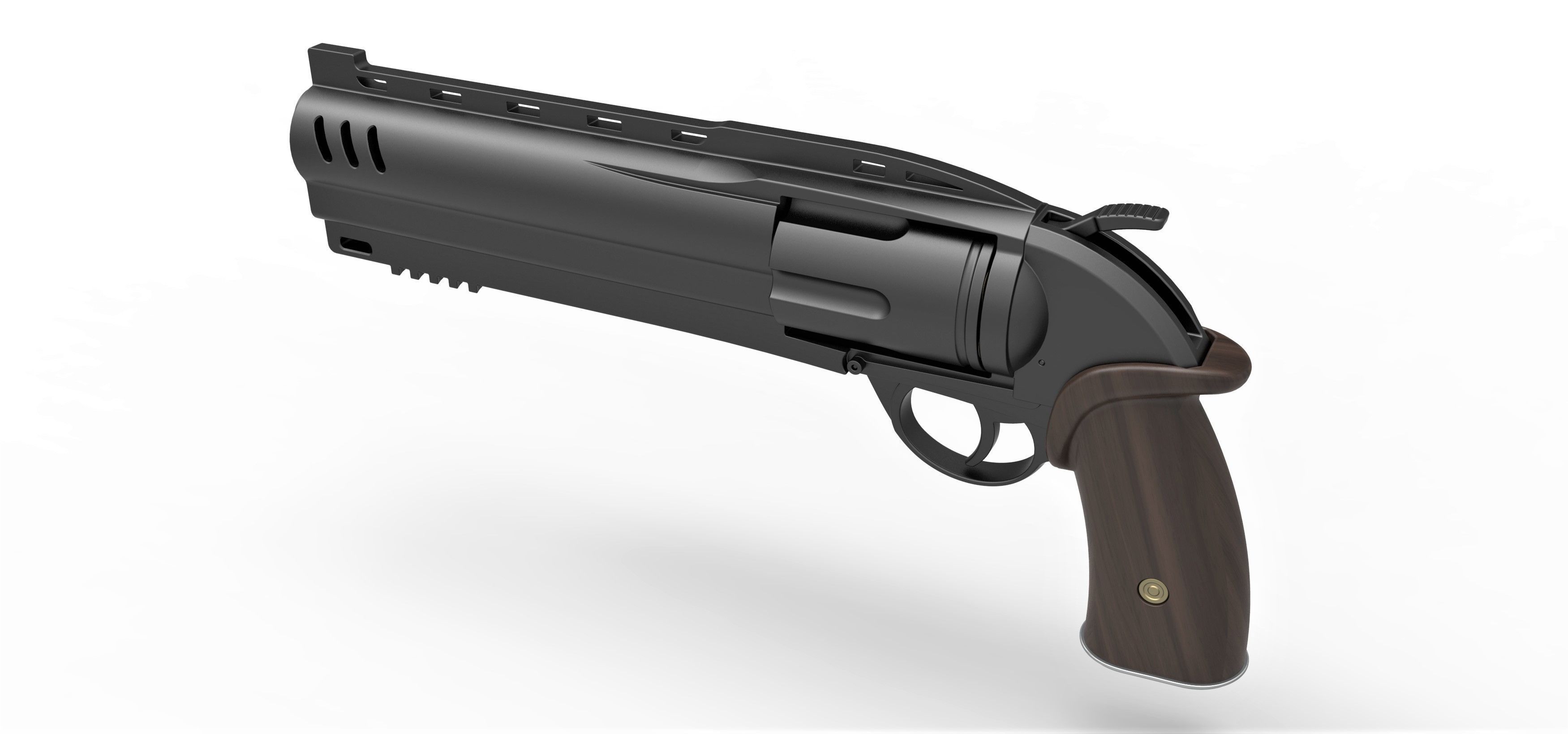 Samaritan Revolver from the movie Hellboy 2019 3D model | CGTrader