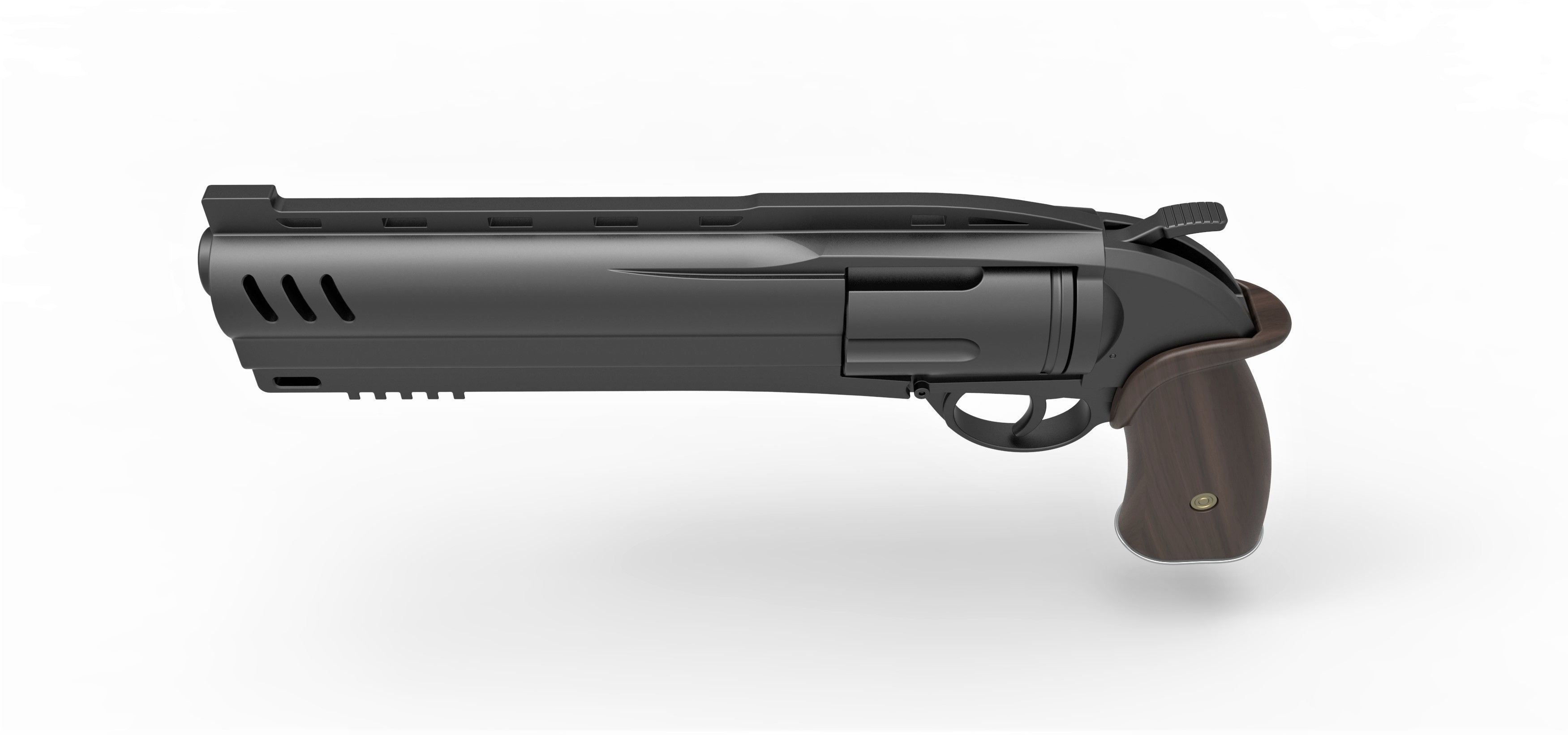 Samaritan Revolver from the movie Hellboy 2019 3D model | CGTrader