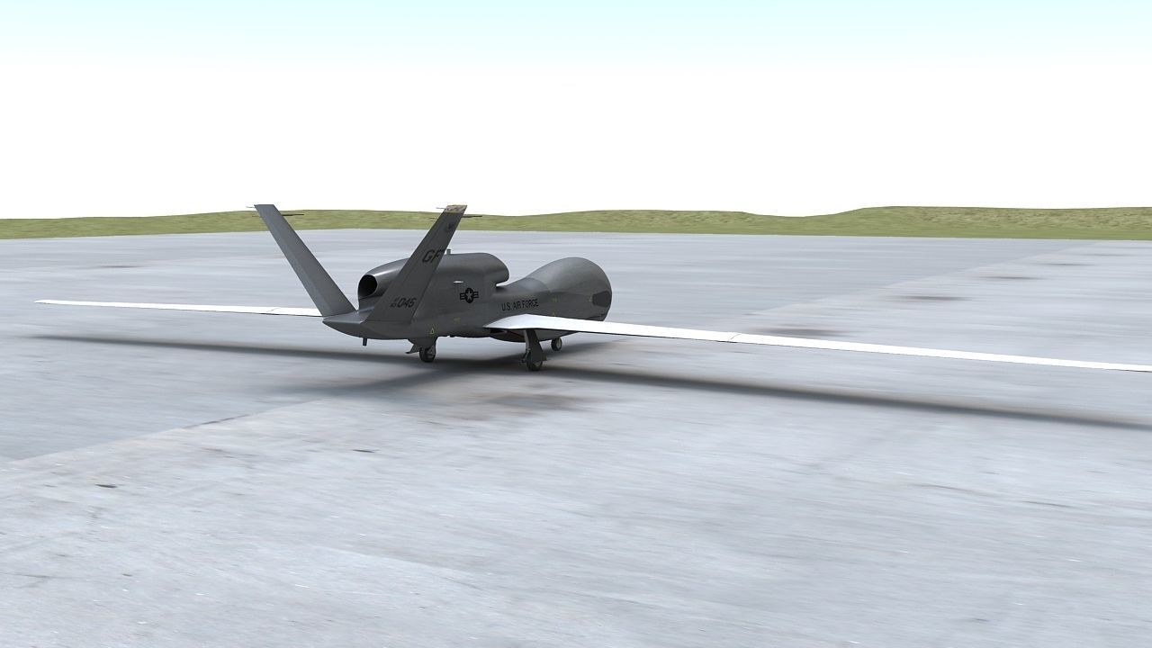RQ-4 Global Hawk 3D model | CGTrader