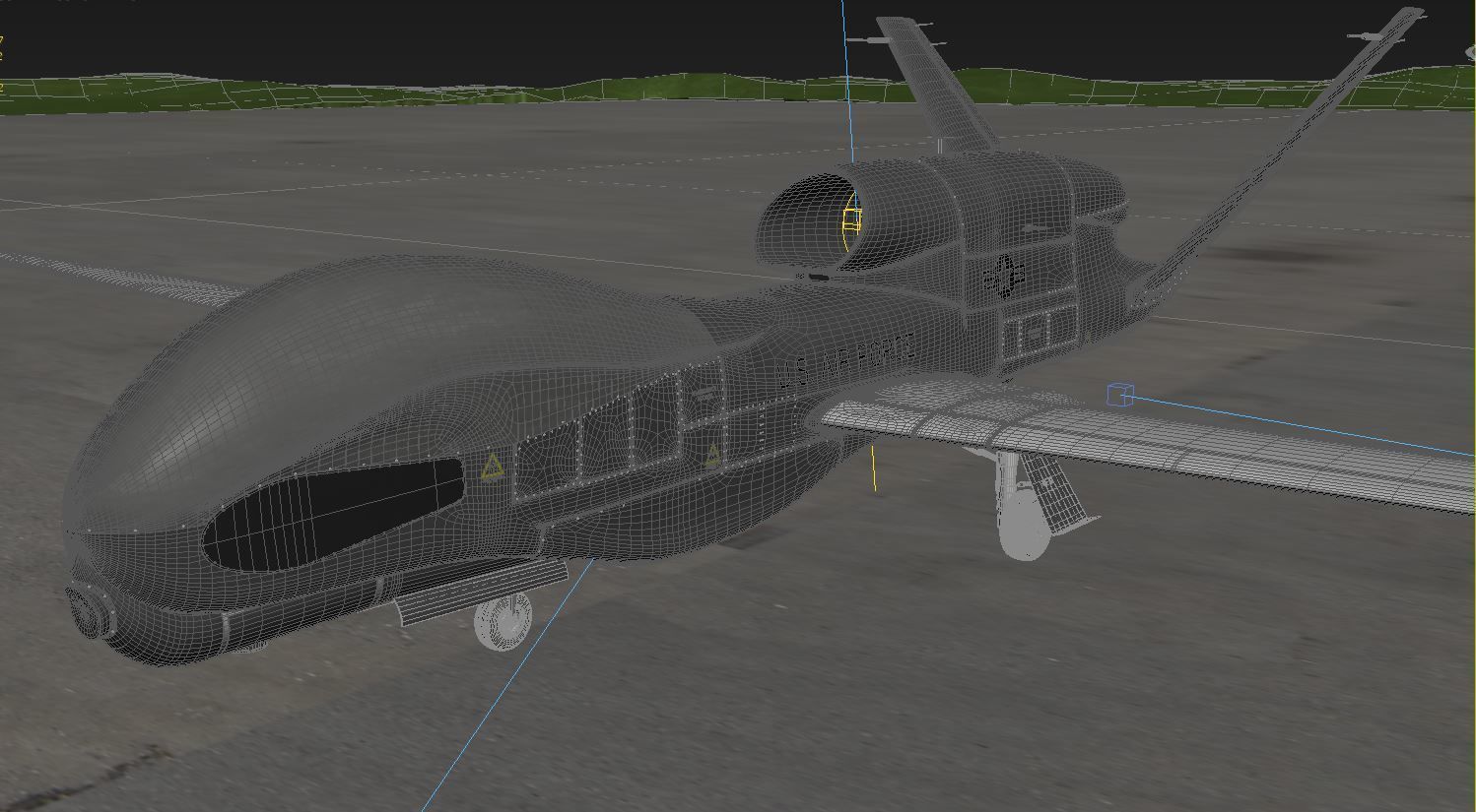RQ-4 Global Hawk 3D model | CGTrader