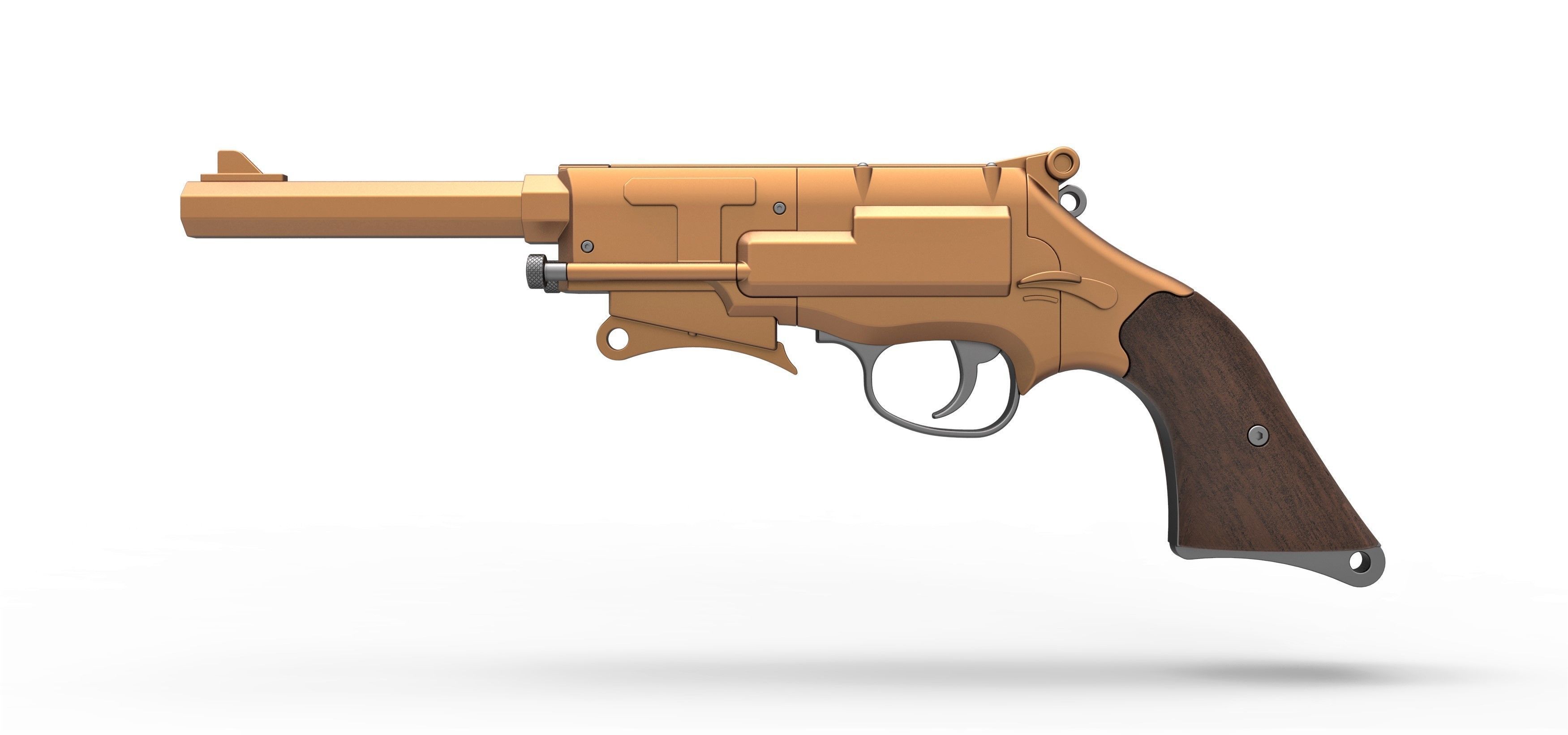 Malcolm Reynolds pistol from Firefly 3D model | CGTrader