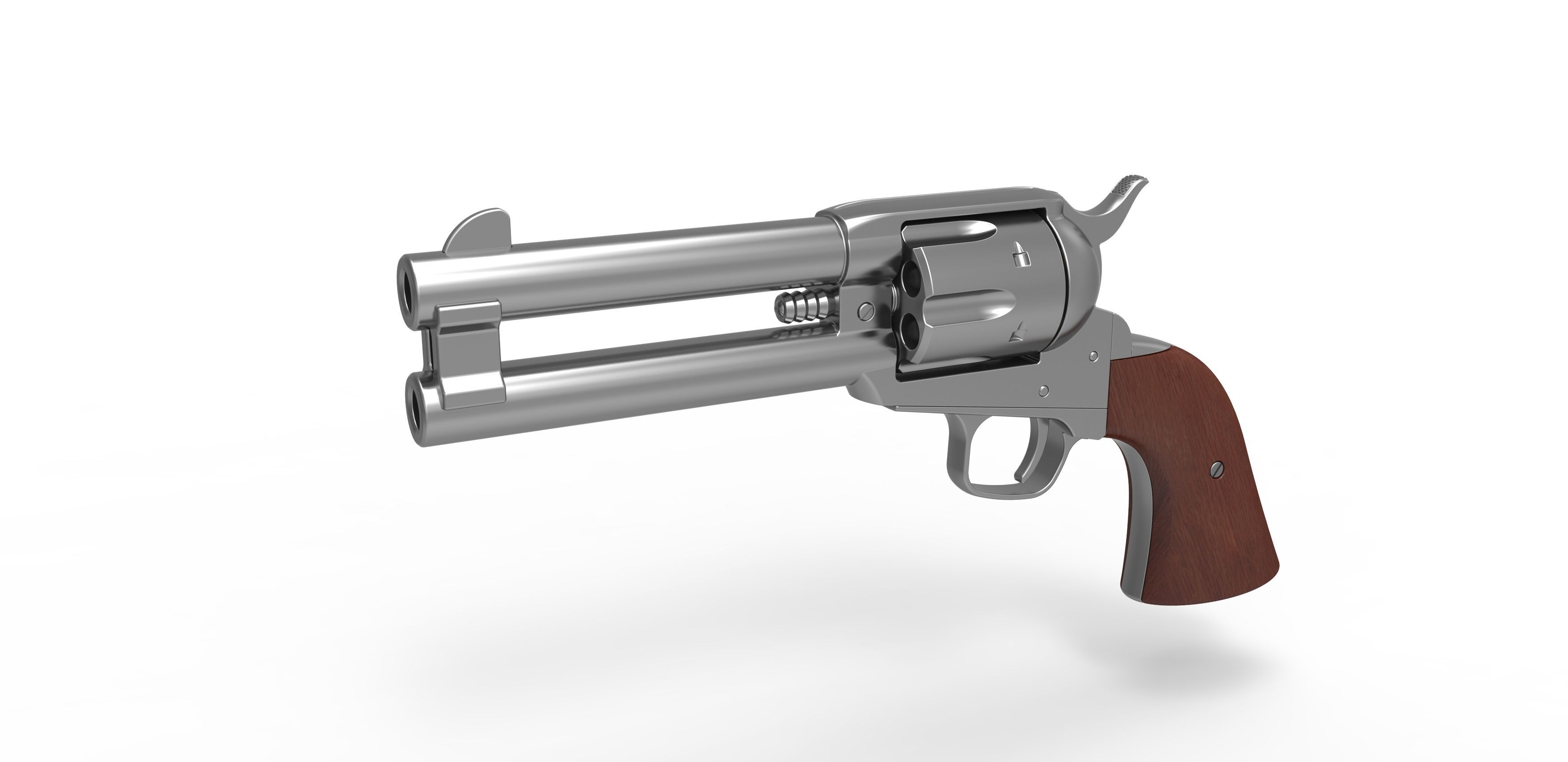 Revolver of agent Whiskey from Kingsman The Golden Circle 2017 3D model ...