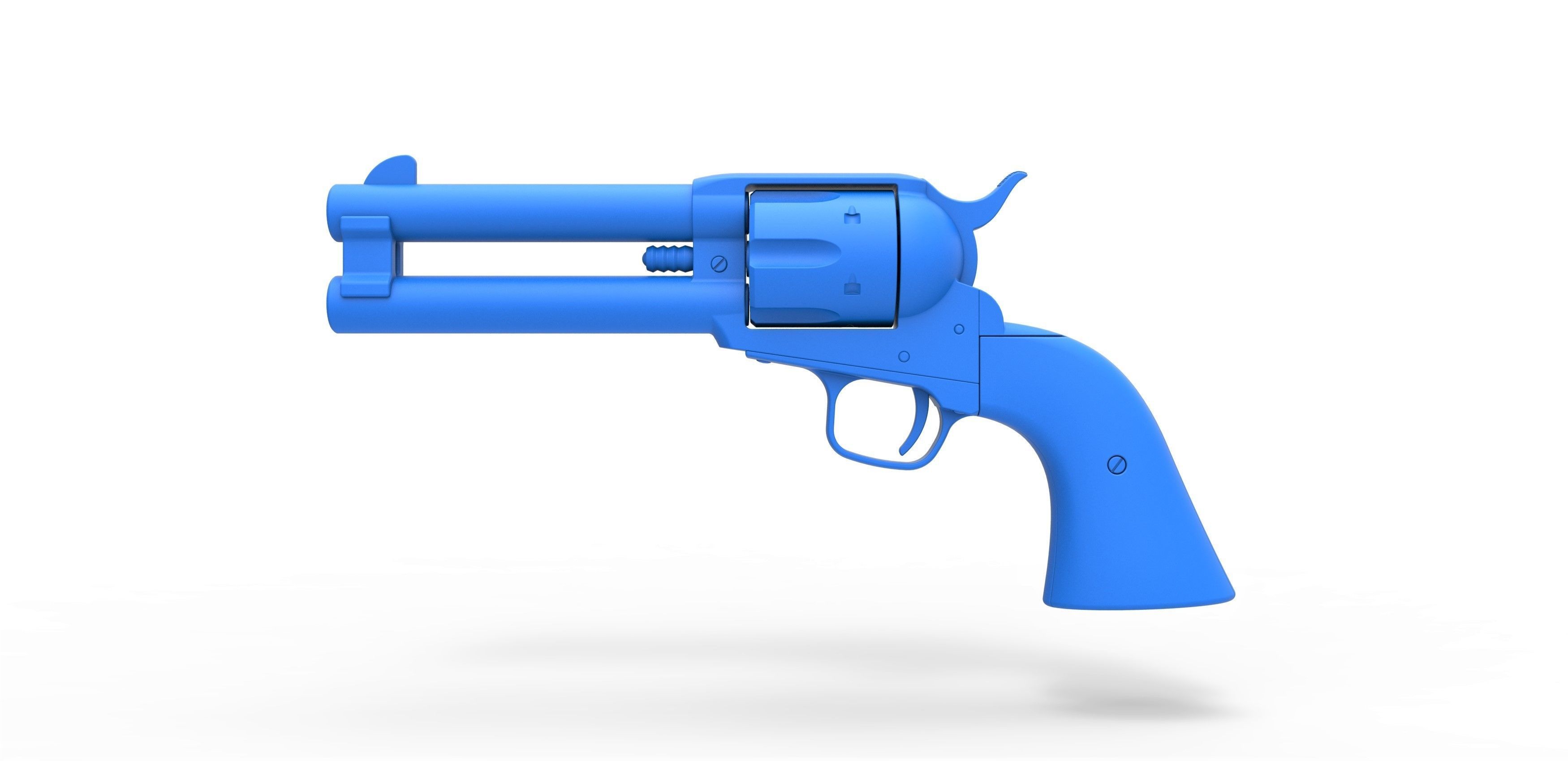 Revolver of agent Whiskey from Kingsman The Golden Circle 2017 3D model ...