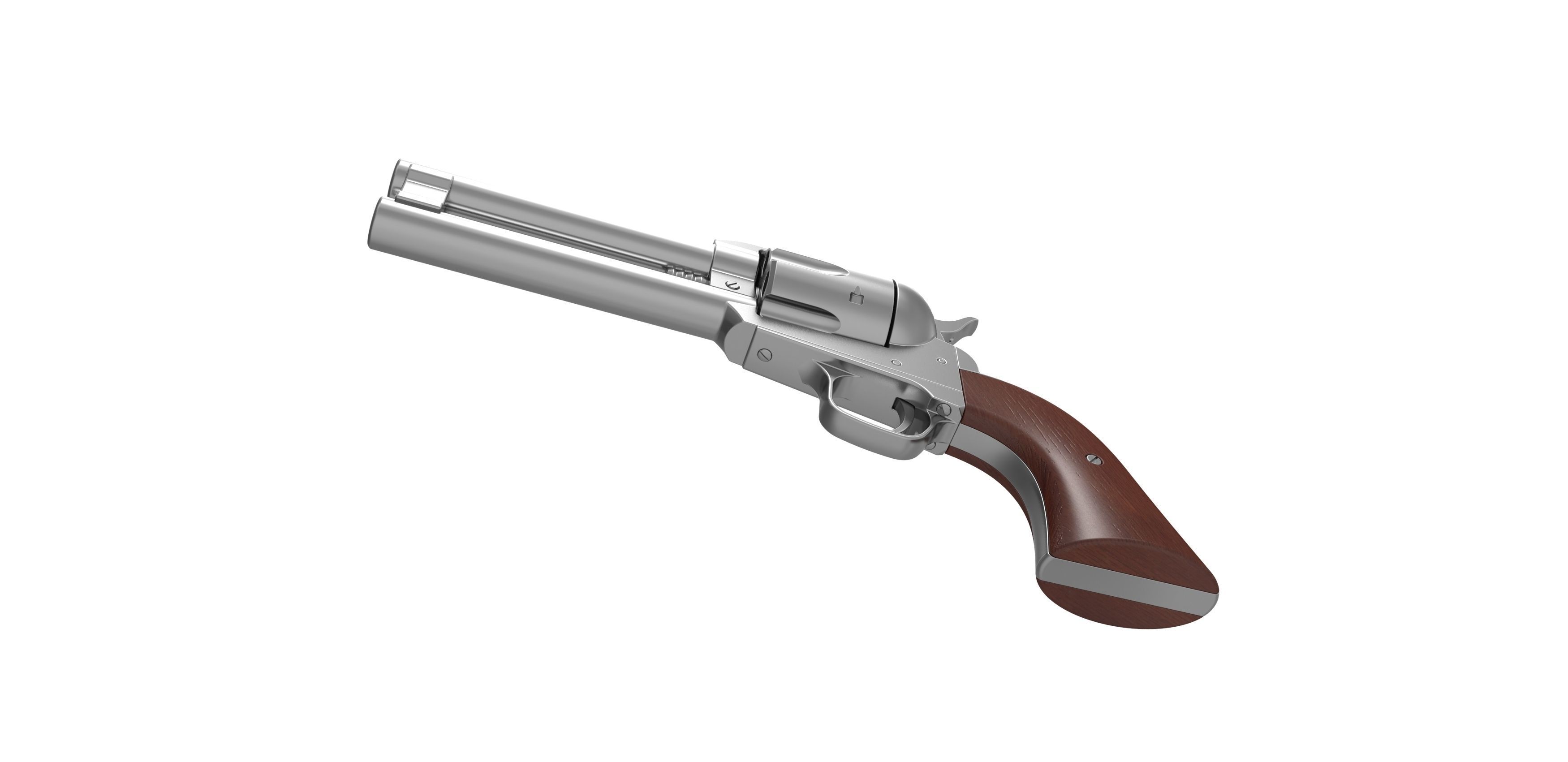 Revolver of agent Whiskey from Kingsman The Golden Circle 2017 3D model ...