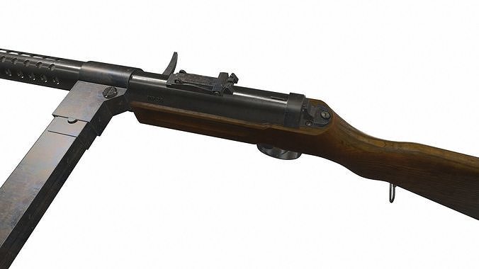 Assault rifle mp 28 3D model | CGTrader