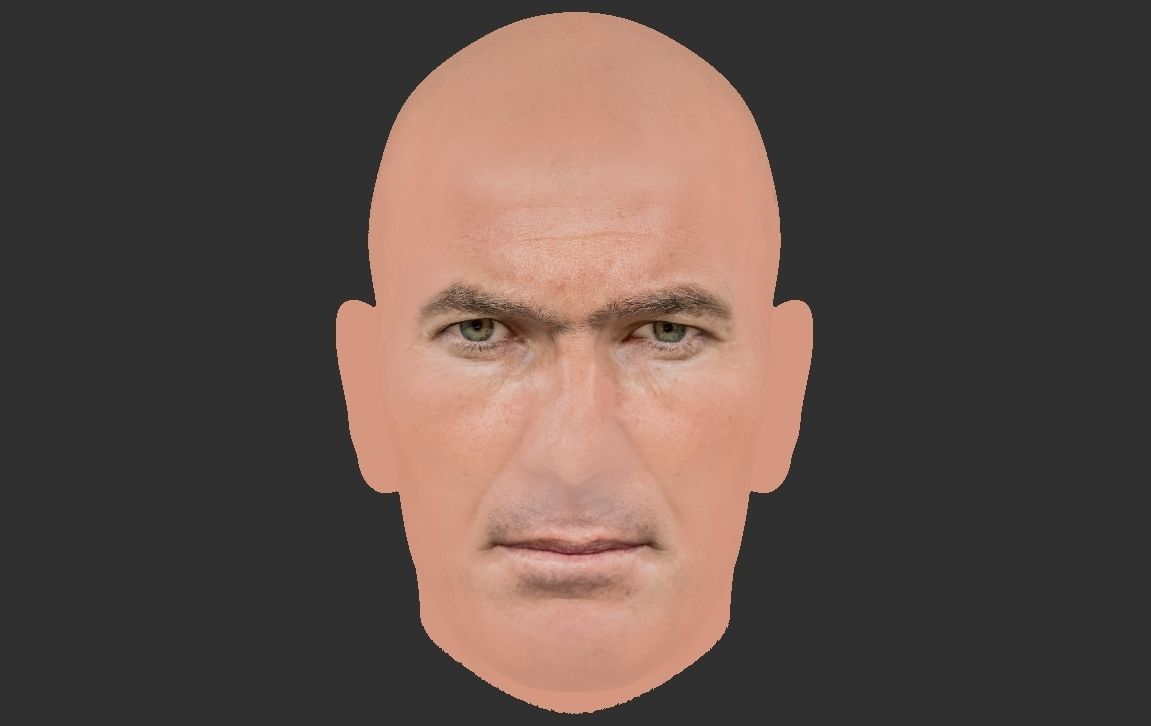 Zinedine Zidane 3D model | CGTrader