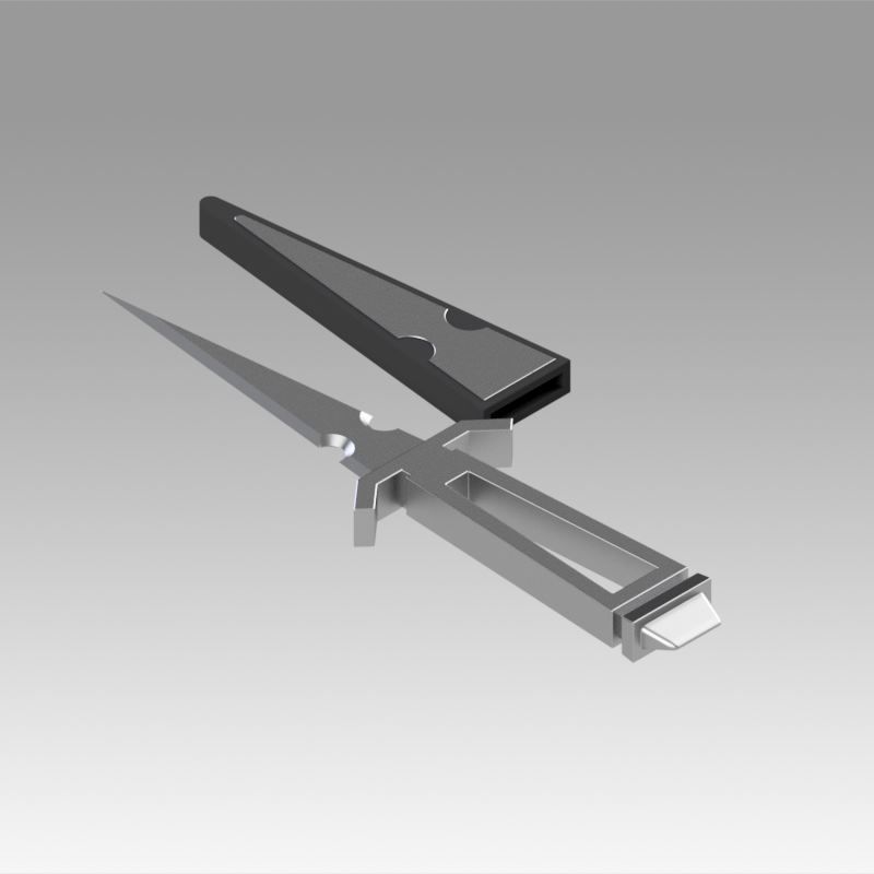 Star Trek TOS inspired Dagger and Agonizer prop as in Mirror 3D model ...