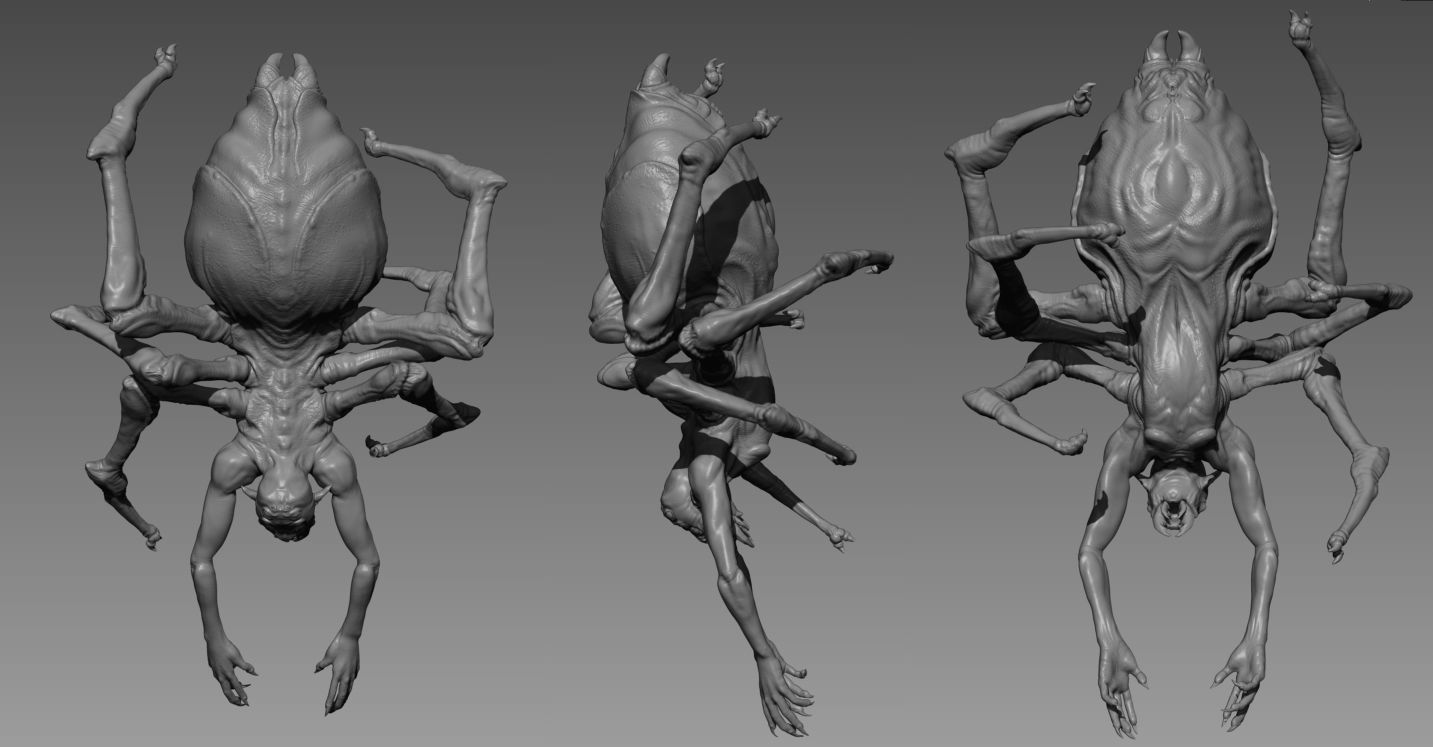 Choldrith - 3D printable Monster 2 Poses 3D model 3D printable | CGTrader