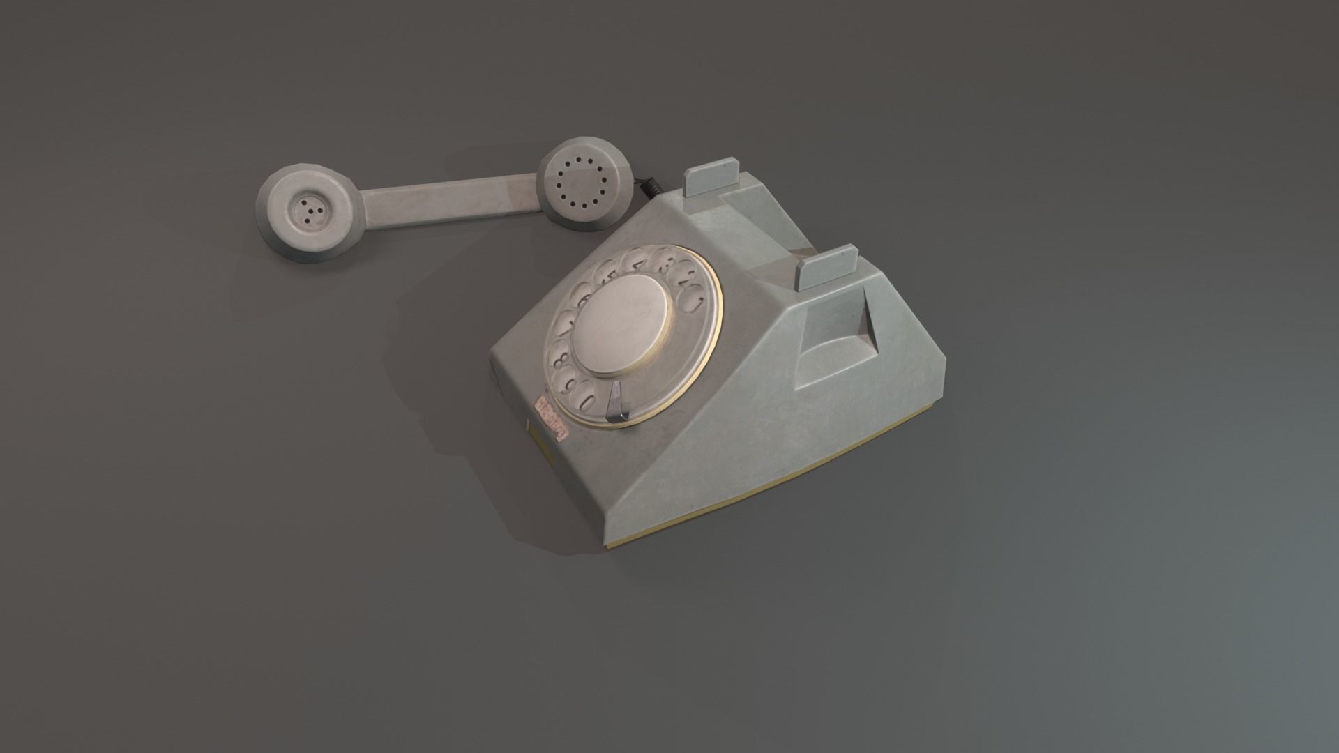 3D model Soviet phone VR / AR / low-poly | CGTrader