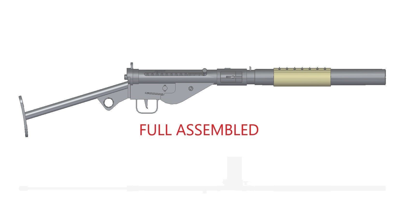 STEN MkII S 3D model | CGTrader